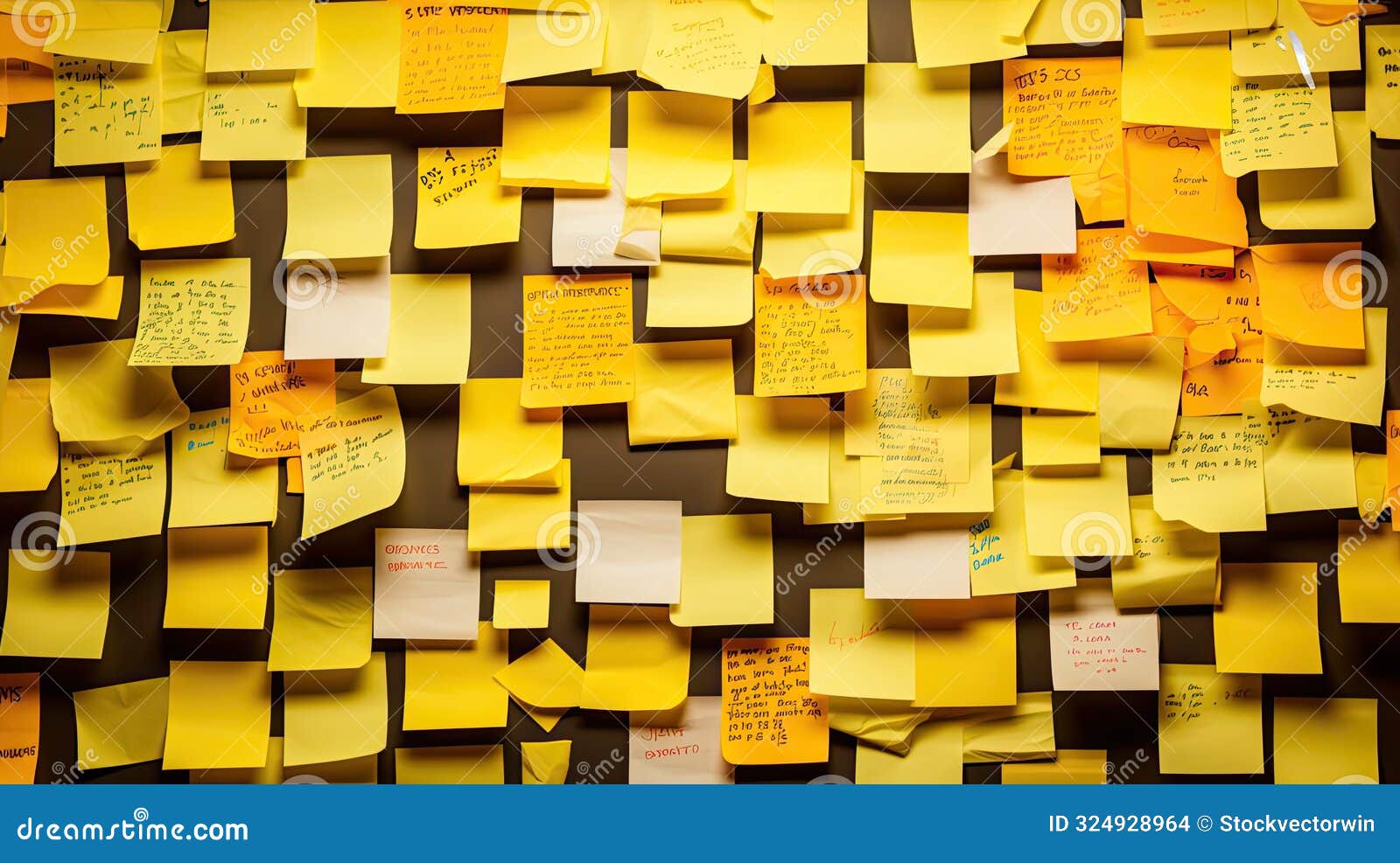 Reminder Yellow Post it Notes Stock Illustration - Illustration of ...