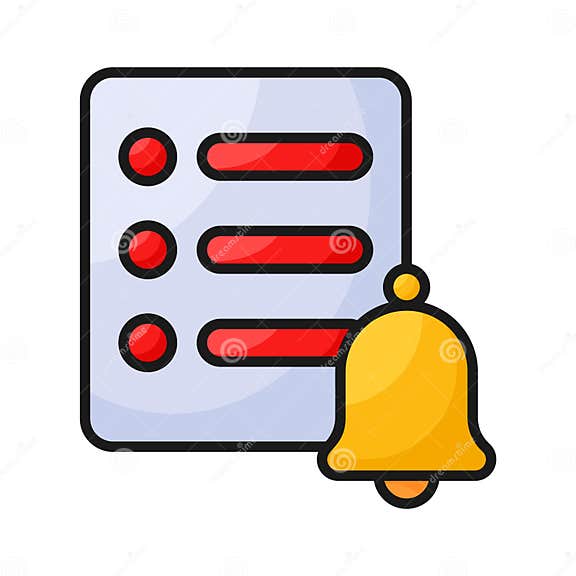 A Reminders Icon, Often Featuring a Bell, Symbolizes Alerts and Task ...