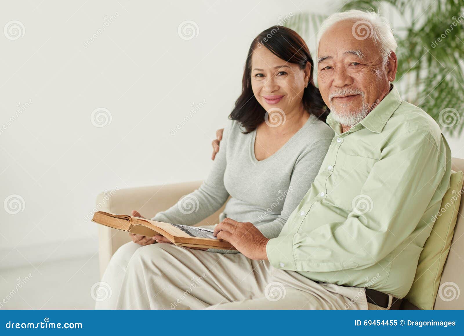 Reminiscing stock image. Image of smiling, couple, reminisce - 69454455