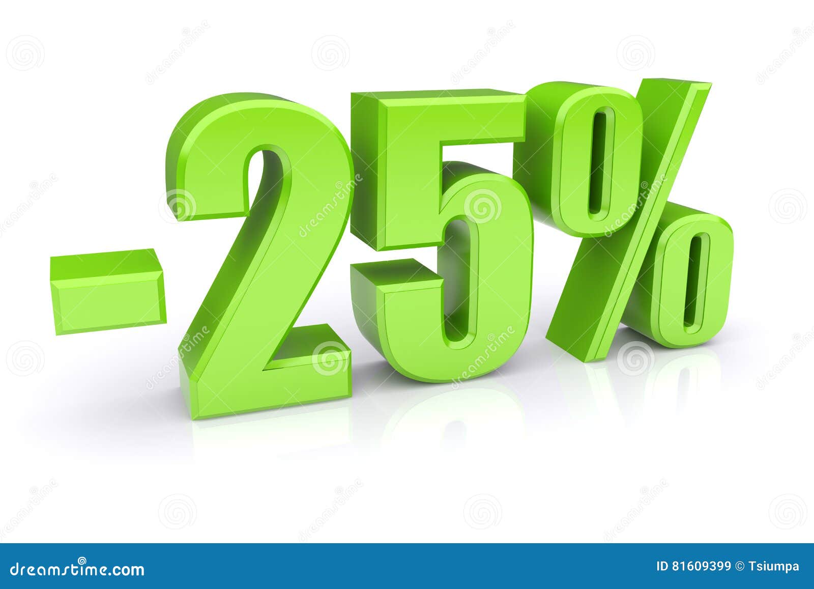 Remise de 25% sur un blanc illustration stock. Illustration du cadence ...