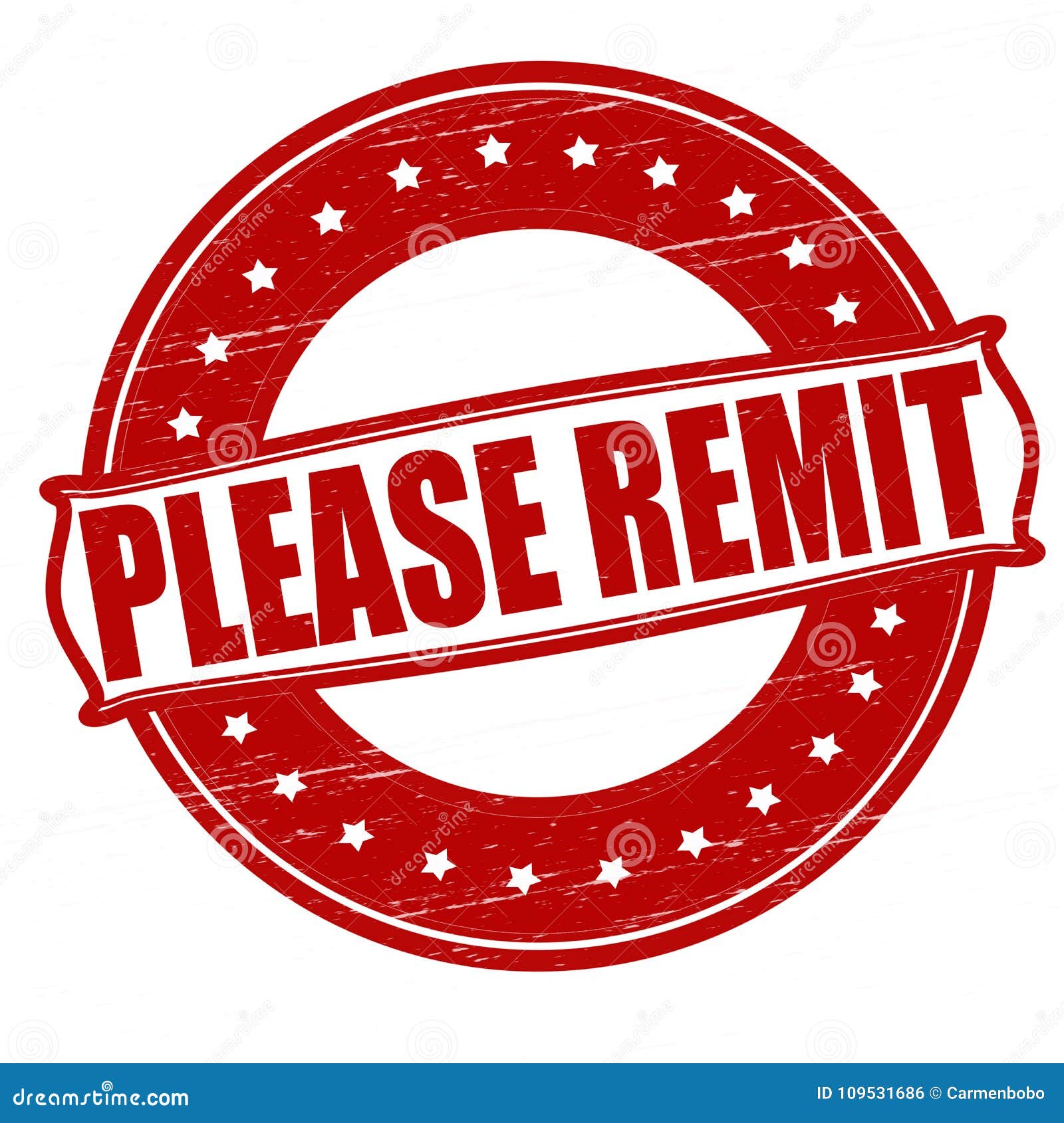 Remita por favor stock de ilustración. Ilustración de concepto - 109531686