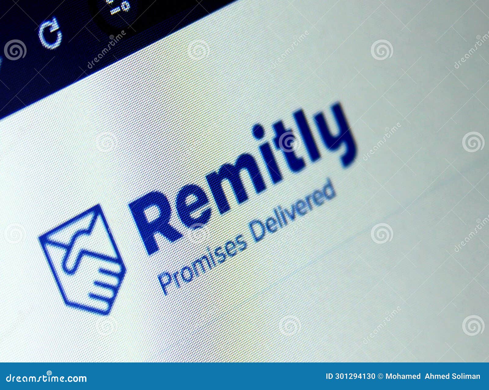 Remitly online bank editorial image. Illustration of cellphone - 301294130