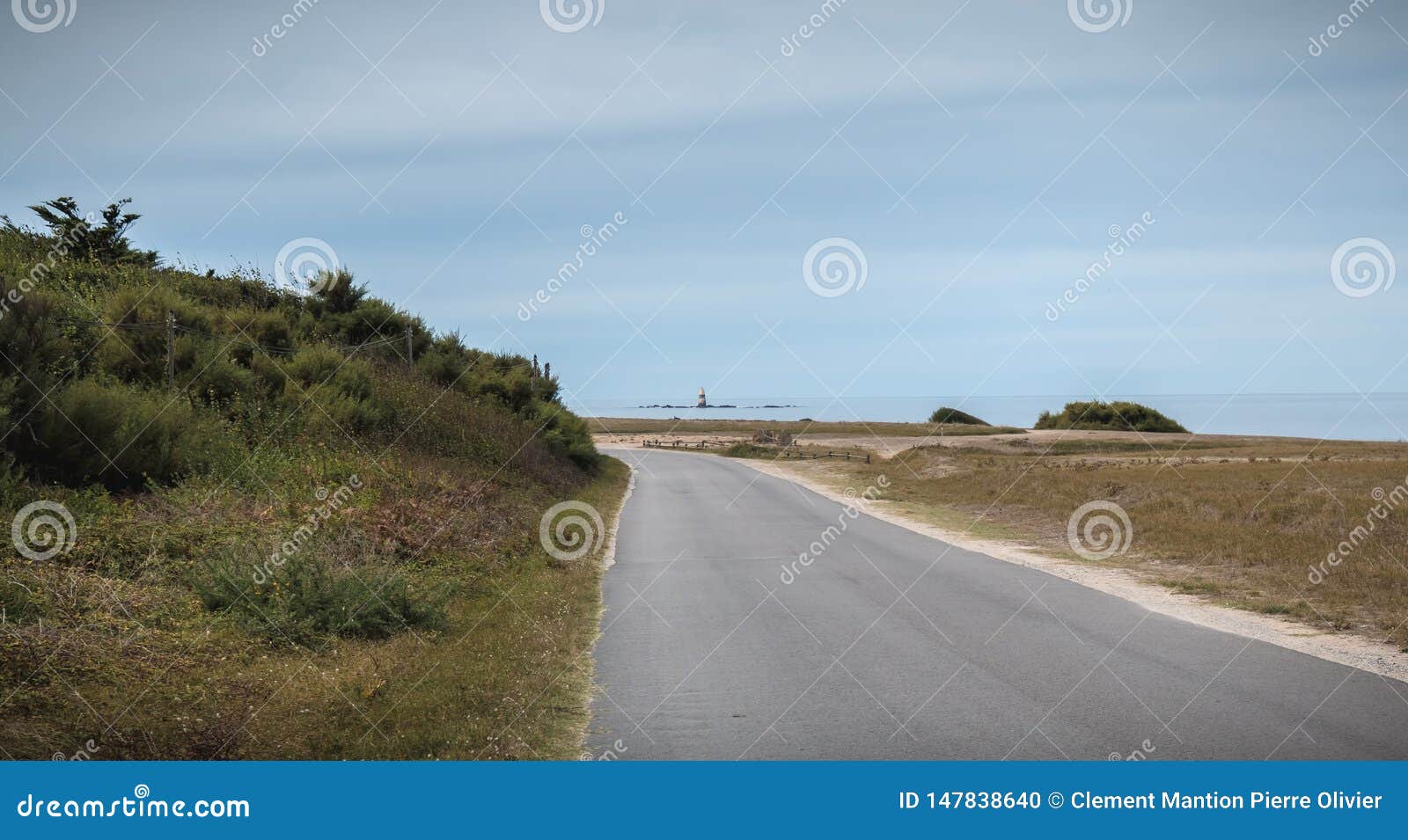 Remnant of a Semaphore at Pointe Du but on Yeu Island Stock Photo ...