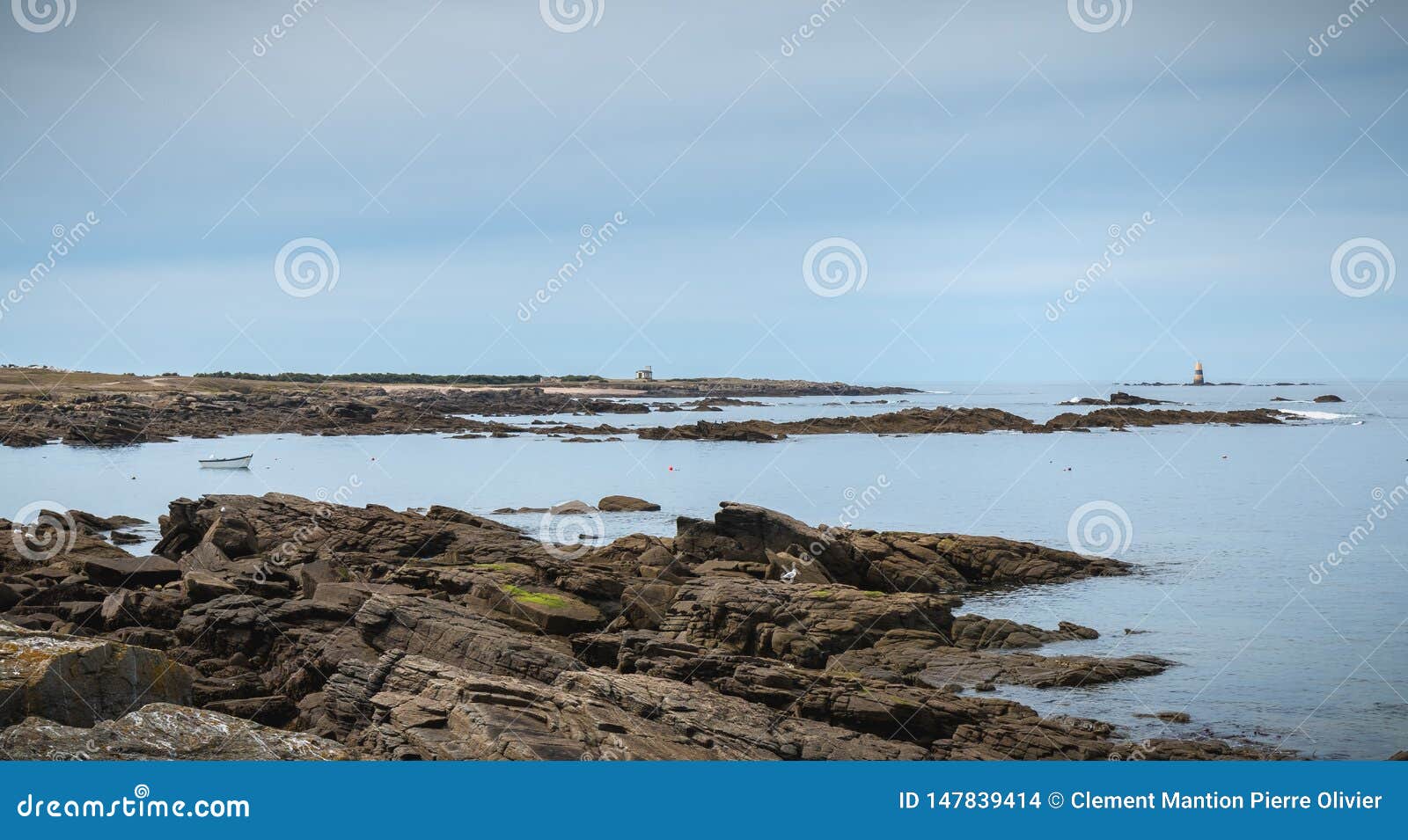 Remnant of a Semaphore at Pointe Du but on Yeu Island Stock Photo ...