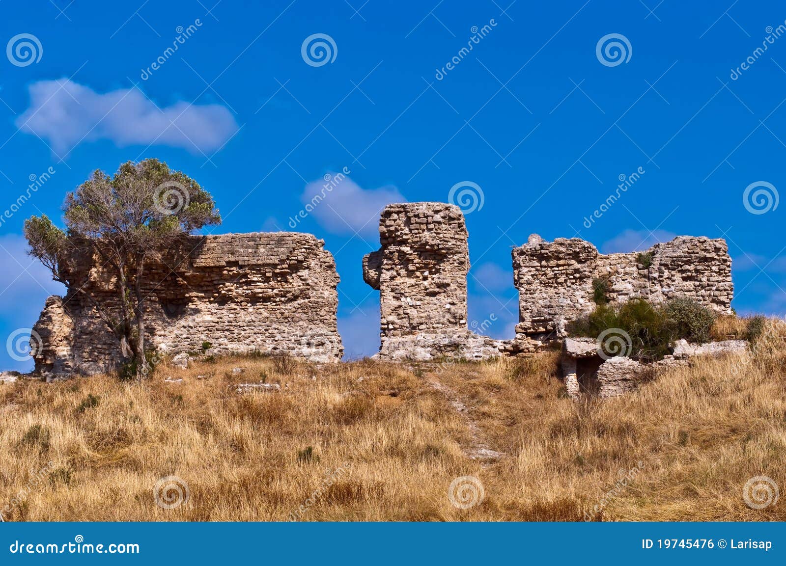Remnants of the Old Fortress. Stock Photo - Image of spiritual ...