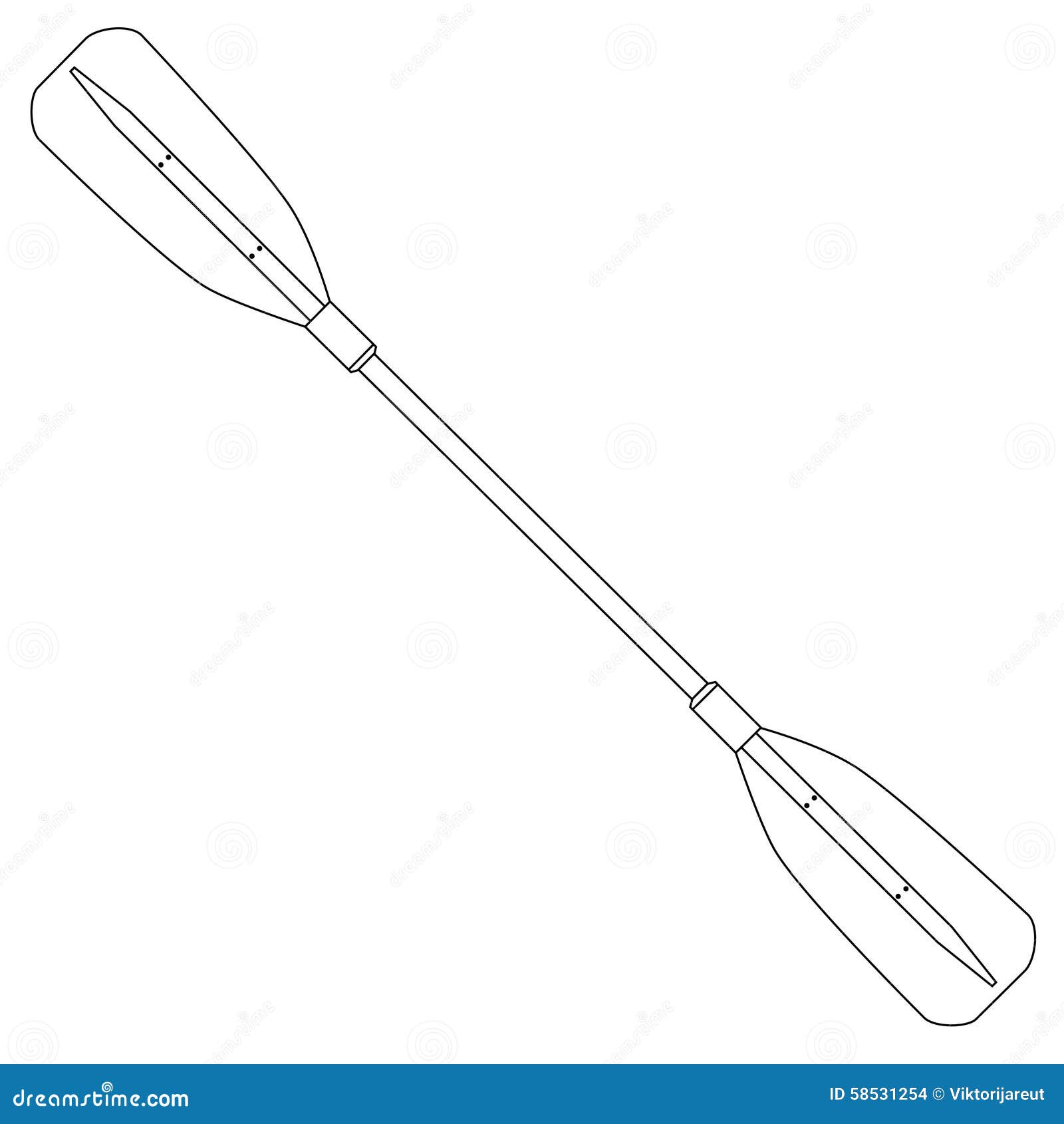 Remo del rowing stock de ilustración. Ilustración de balsa - 58531254