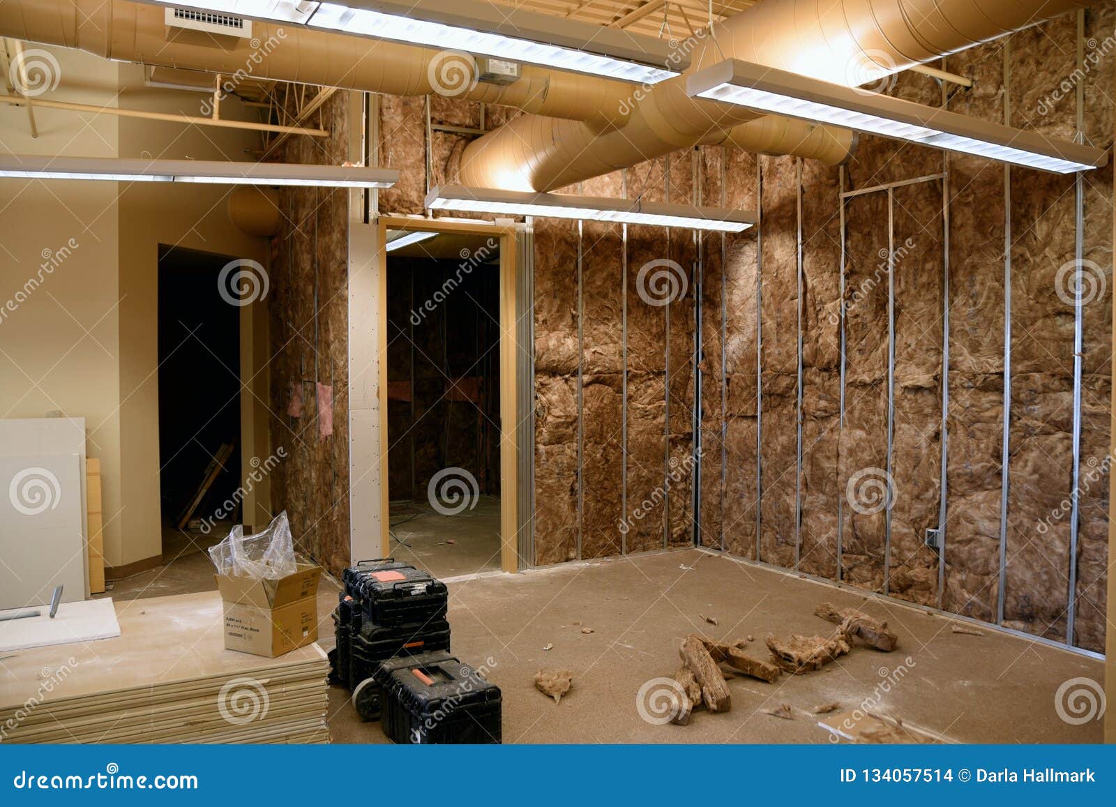 Remodeling in progress stock photo. Image of tools, building - 134057514