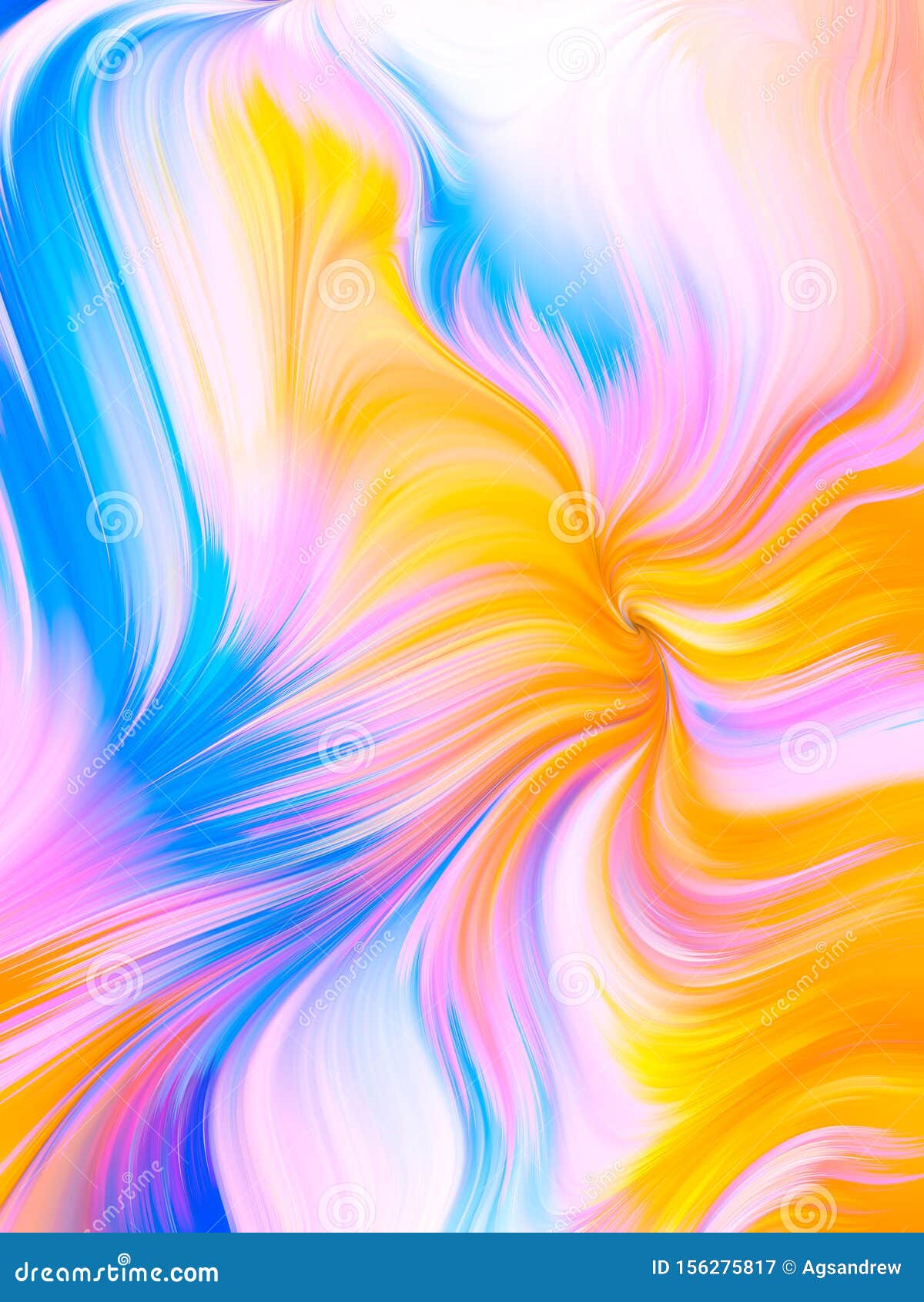 Remolino del color stock de ilustración. Ilustración de colorido ...