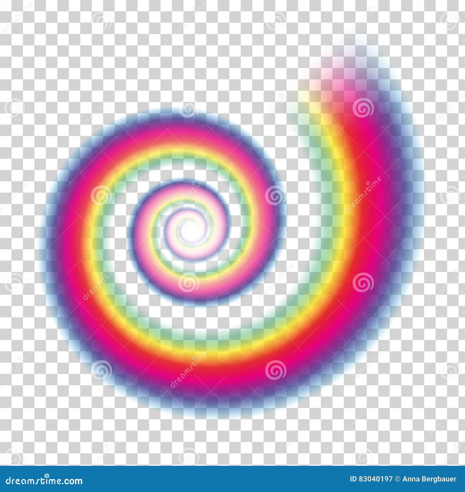 Remolino Del Vector Del Arco Iris Ilustración del Vector - Ilustración ...