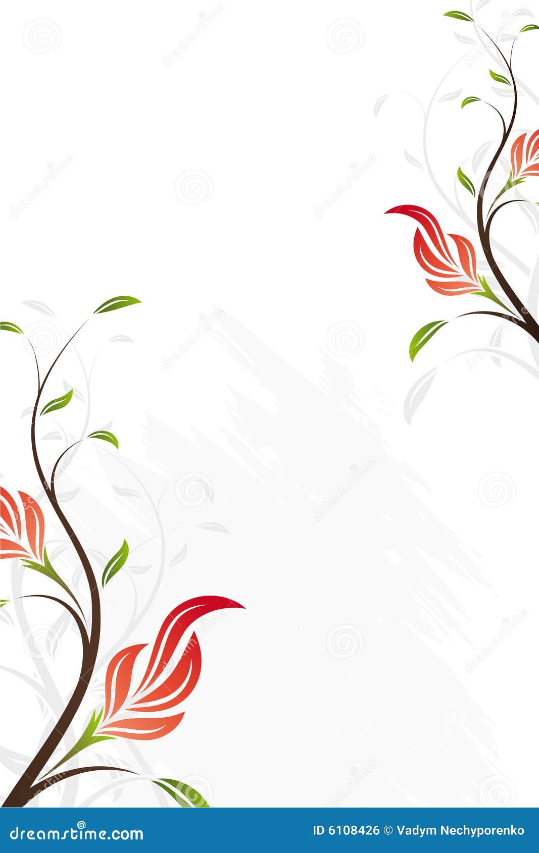 Remolino floral del vector ilustración del vector. Ilustración de ...