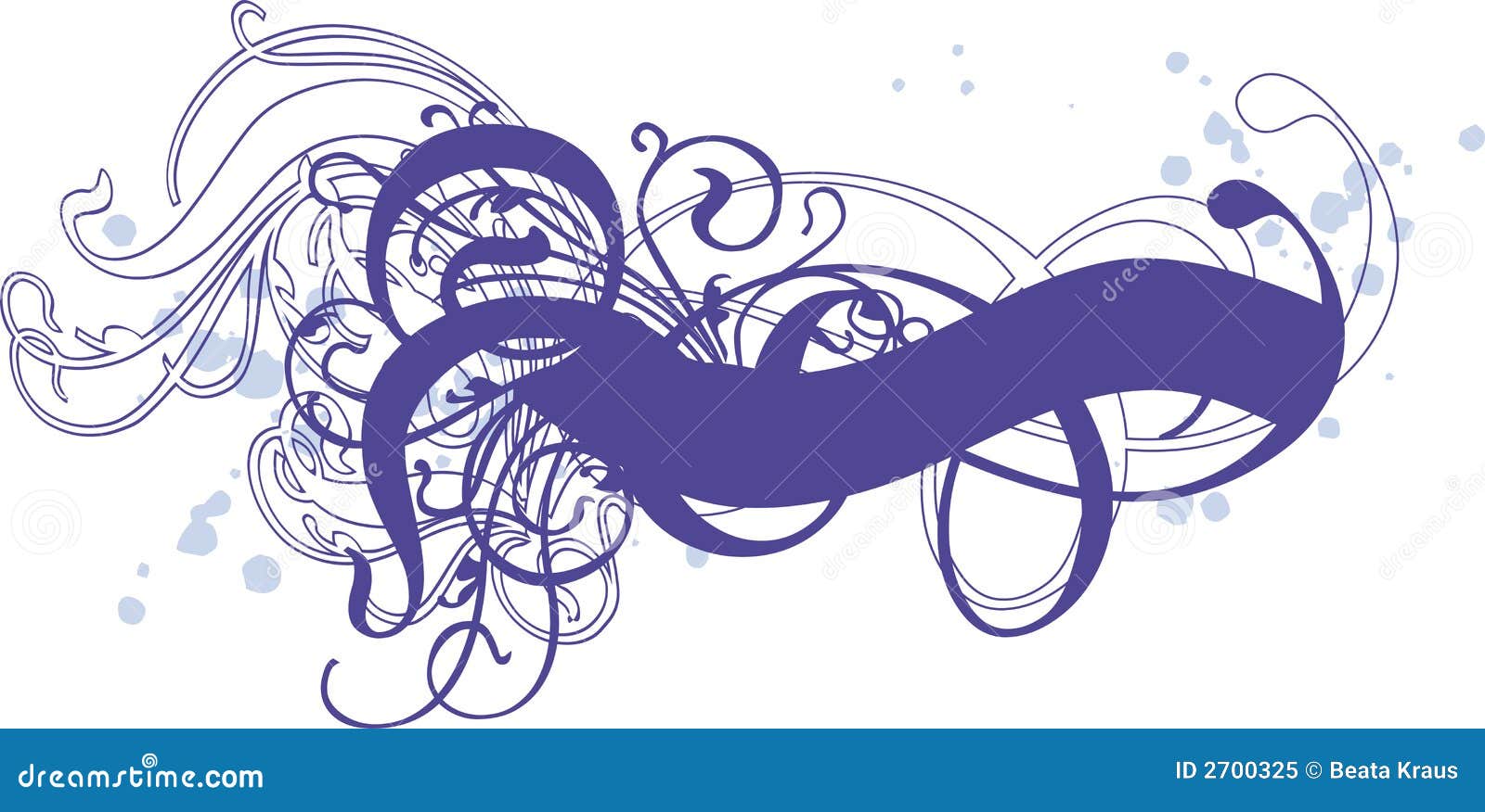 Remolinos azules ilustración del vector. Ilustración de azul - 2700325