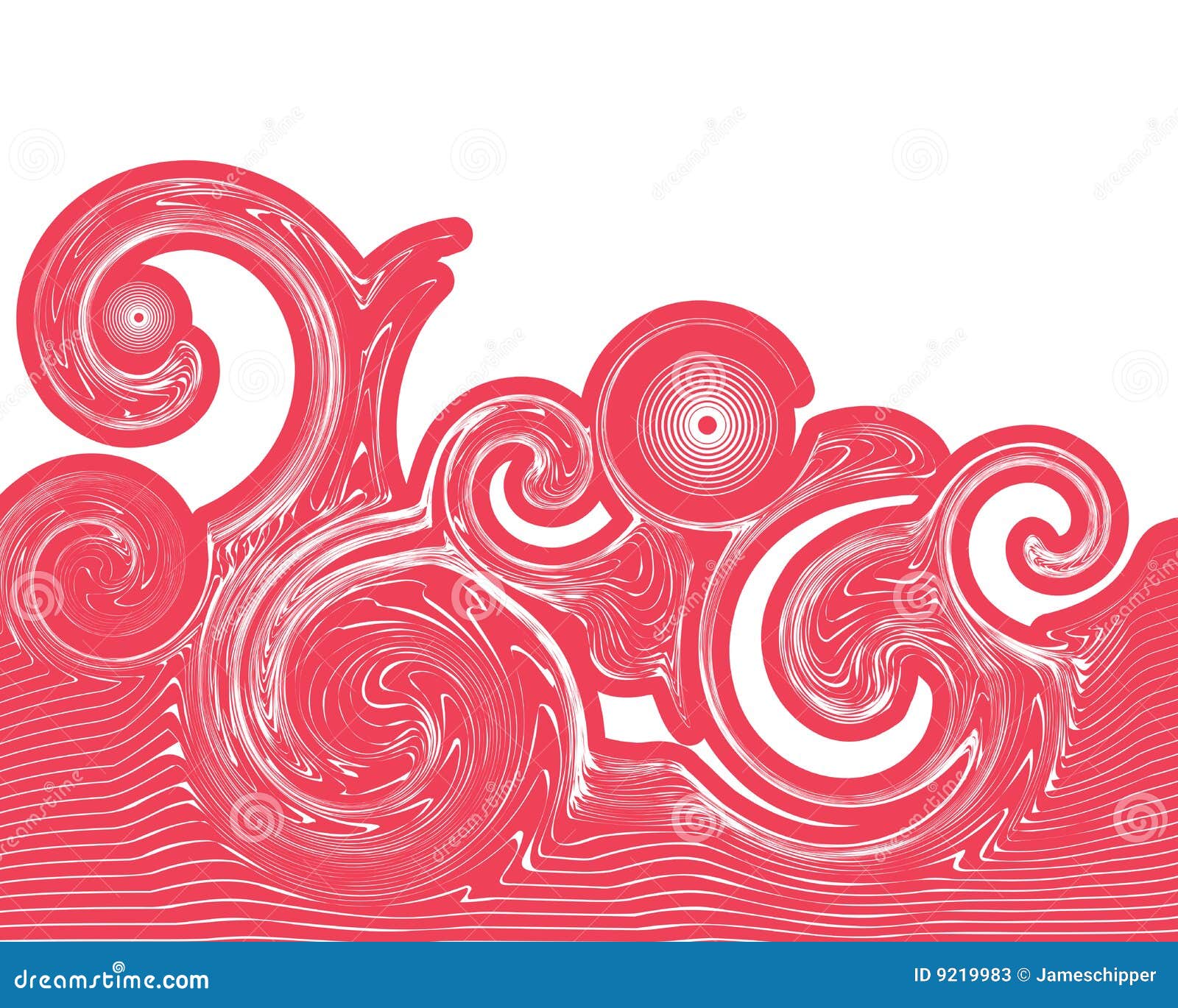 Remolinos Del Color De Rosa Imagen. Imagen: 9219983