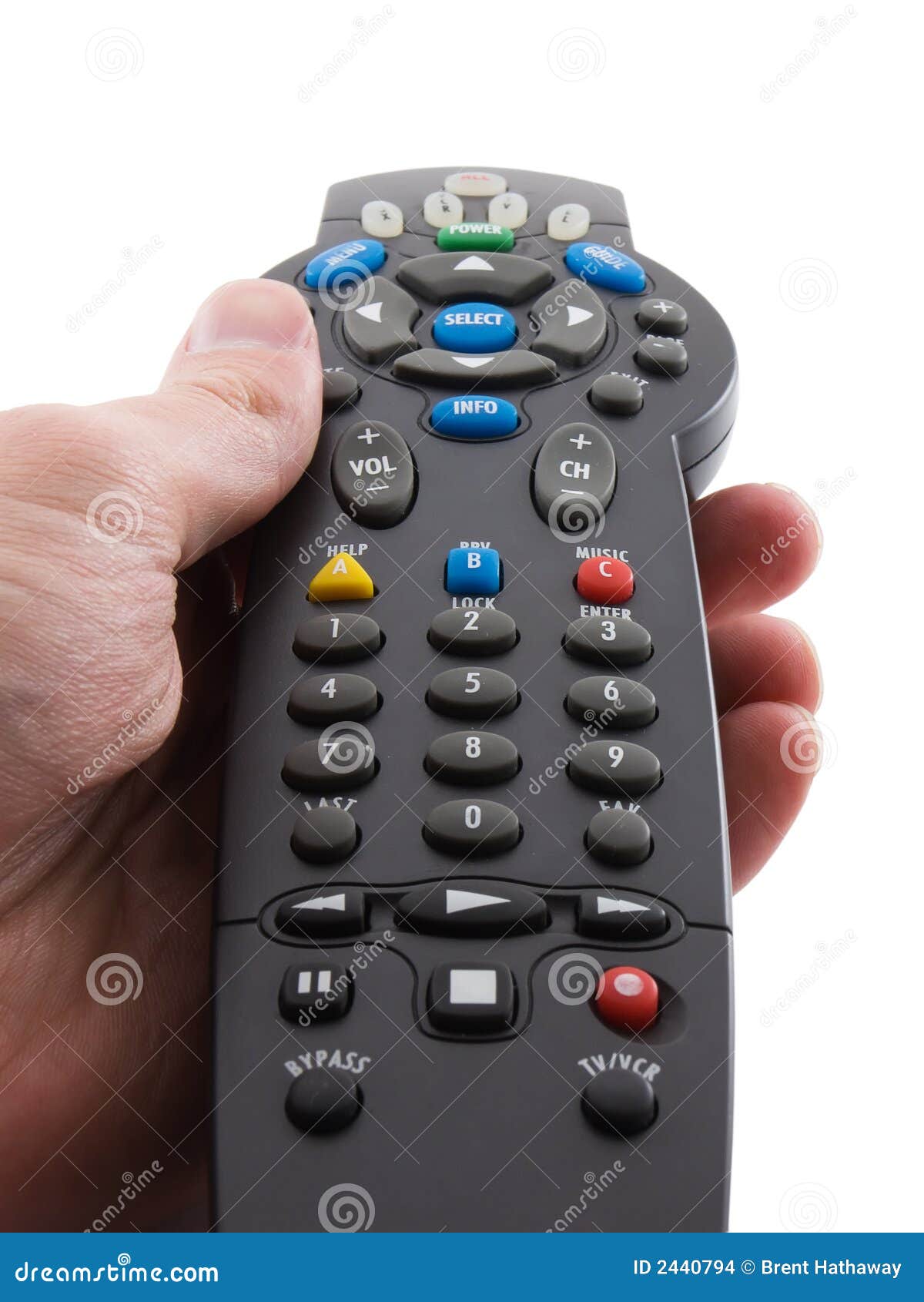 Remote stock photo. Image of remote, isolated, thumb, channel - 2440794