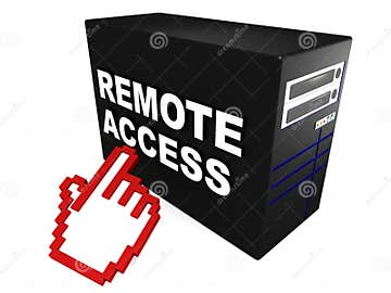 Remote access stock illustration. Illustration of services - 28583001