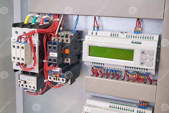 Remote Control Controller, Two Contactors in the Electrical Cabinet ...