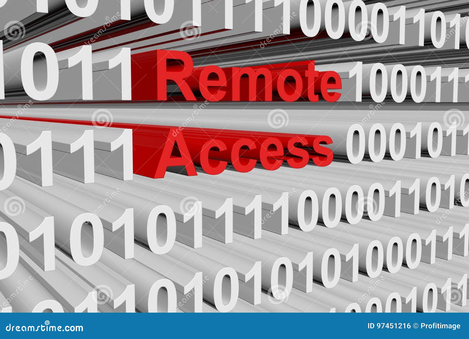 Remote access stock illustration. Illustration of technology - 97451216