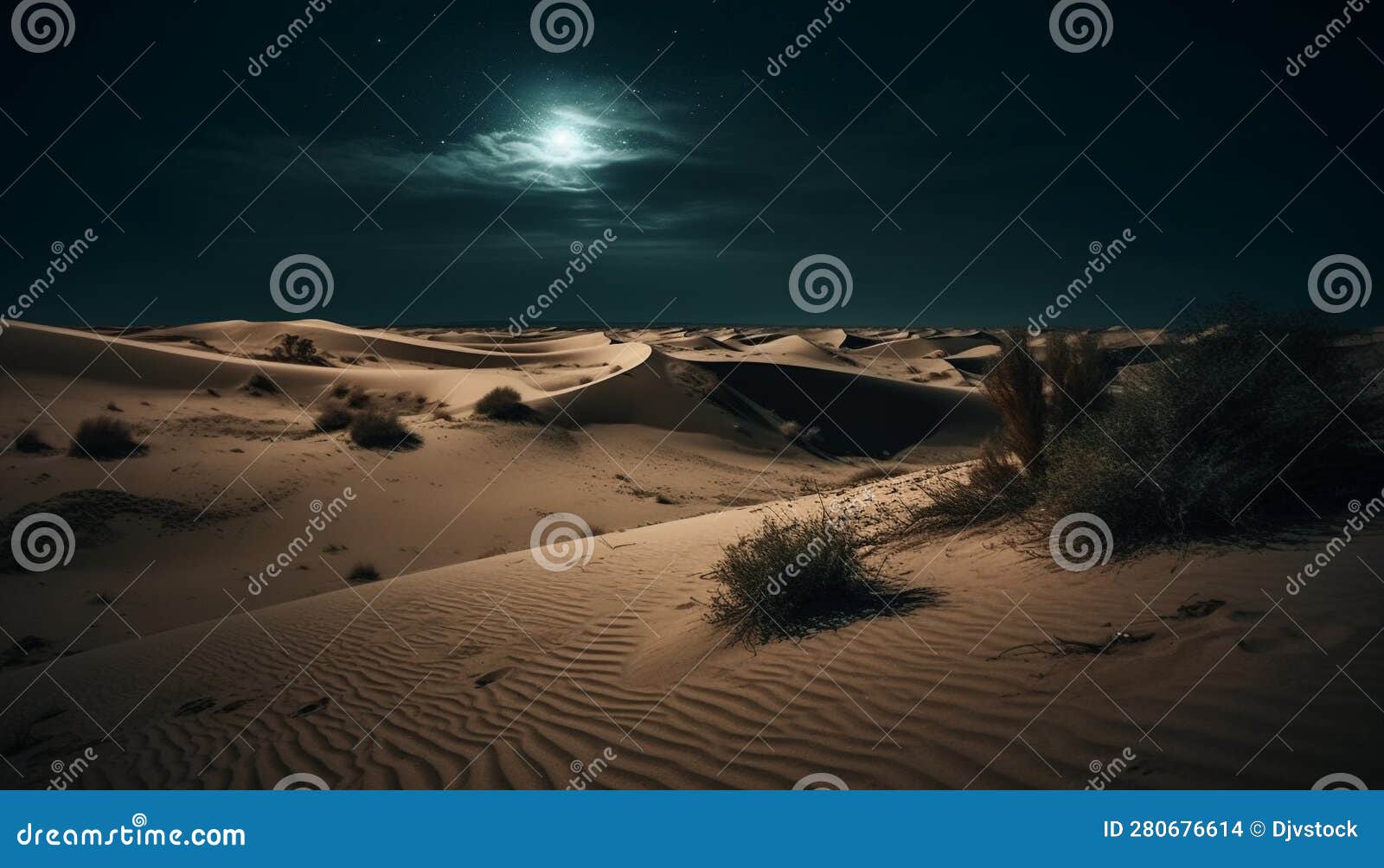 Remote Africa: Majestic Sand Dunes Ripple in Solitude Tranquil Shadow ...