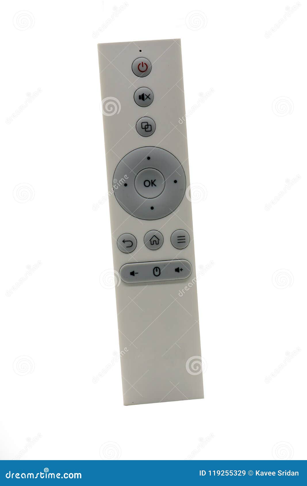 Remote Android Box for TV stock image. Image of bluetooth - 119255329