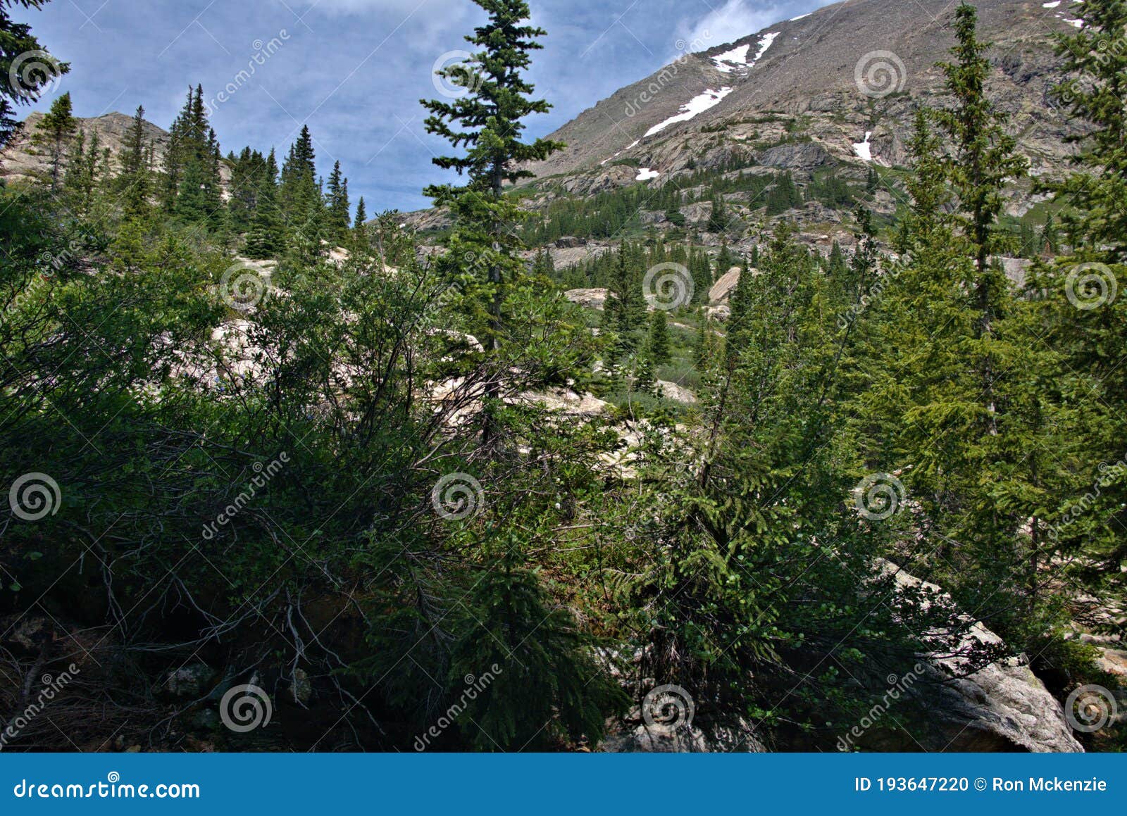 Remote Back Country of the Colorado Rocky Mountains Stock Photo - Image ...