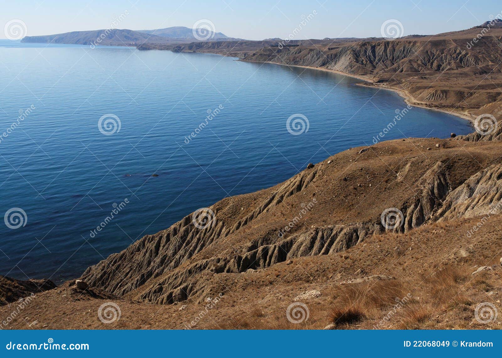 The remote bay. Photo 3397 stock image. Image of hill - 22068049