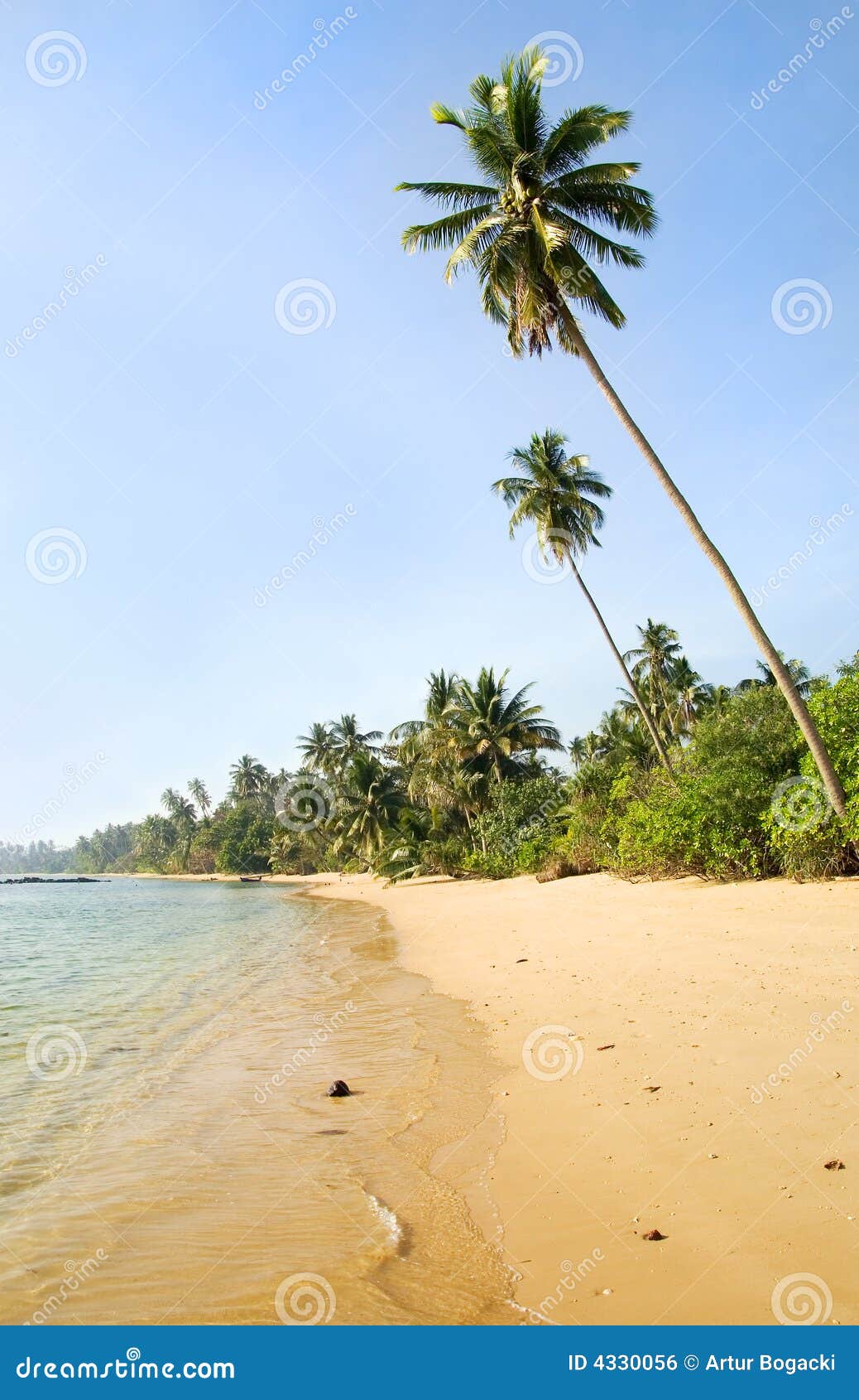 Remote Beach stock photo. Image of thailand, seascape - 4330056
