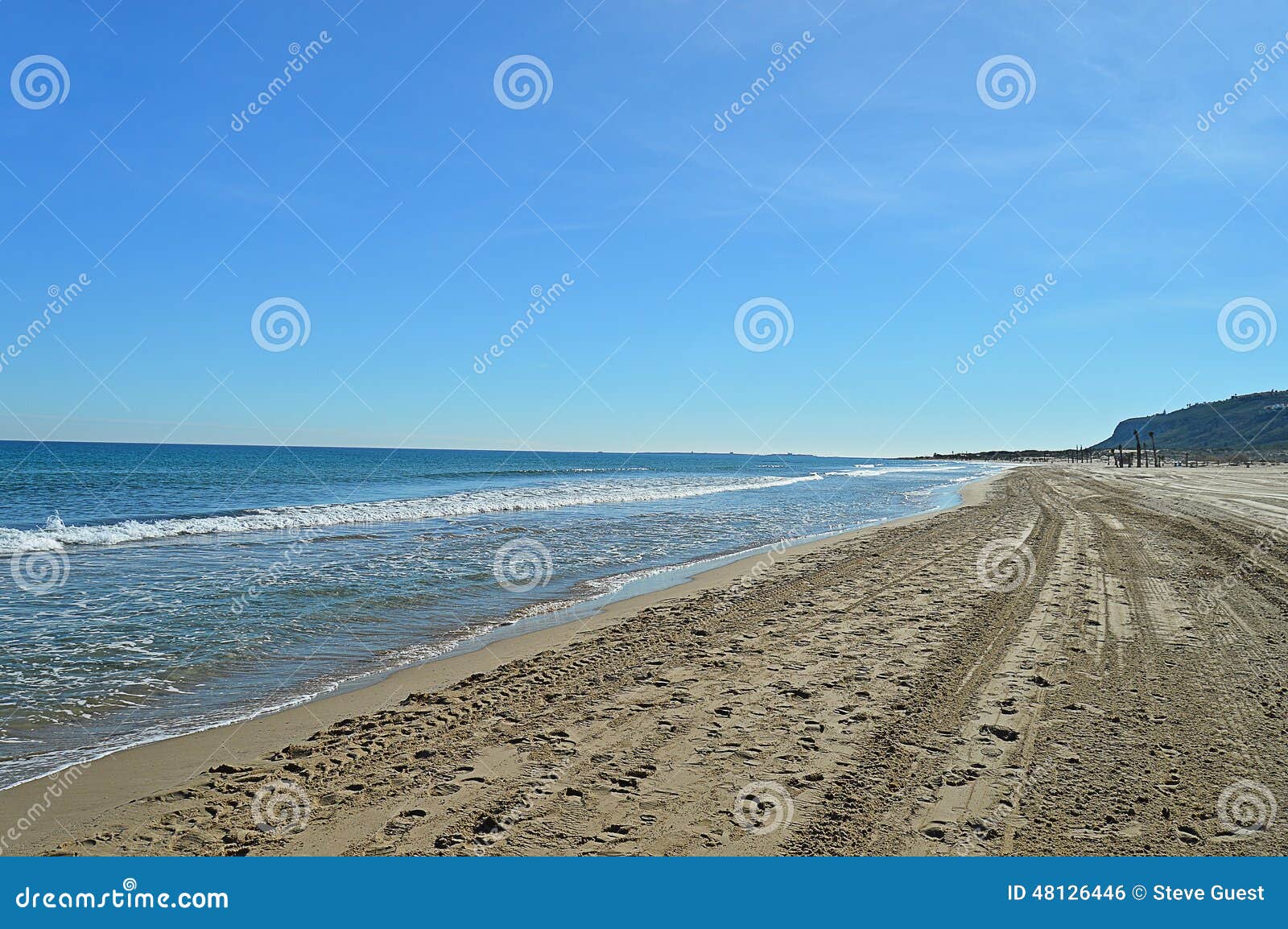 A Remote Beach stock photo. Image of flat, google, backdrop - 48126446