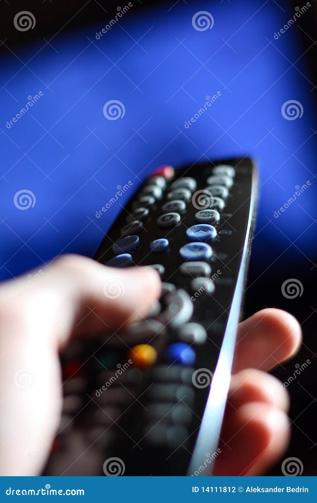 The Remote Board from the TV Stock Photo - Image of movie, television ...
