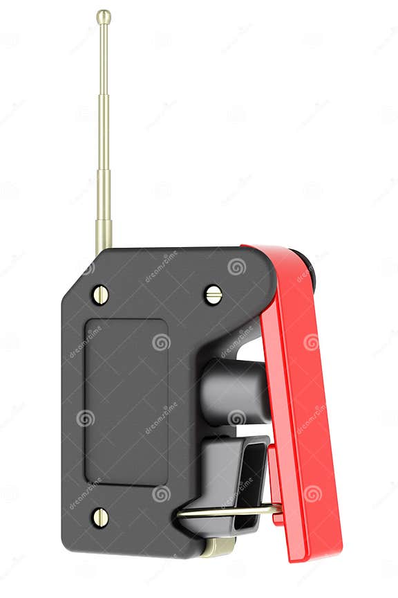 Remote Bomb Detonator, Remote Bomb Trigger Release. 3D Rendering Stock ...