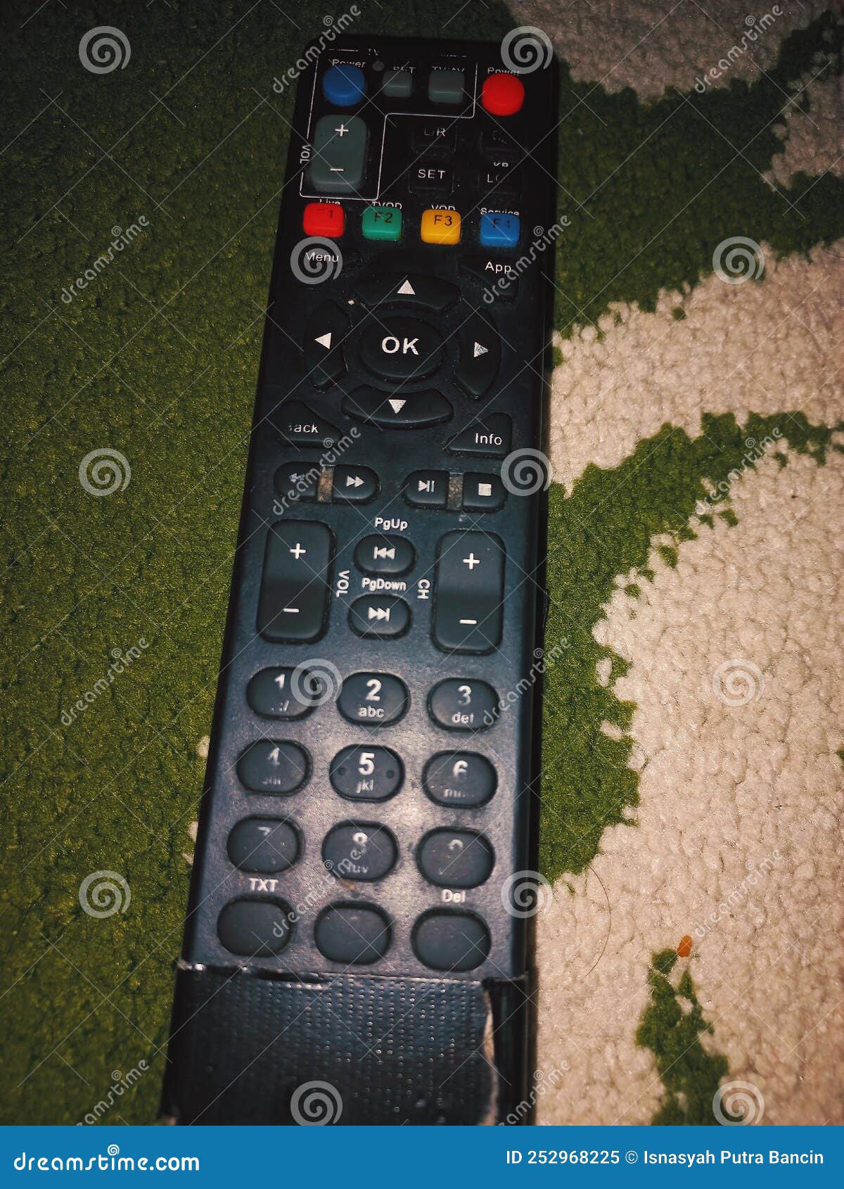 The Remote is Broken and Ugly Stock Image - Image of font, remote ...