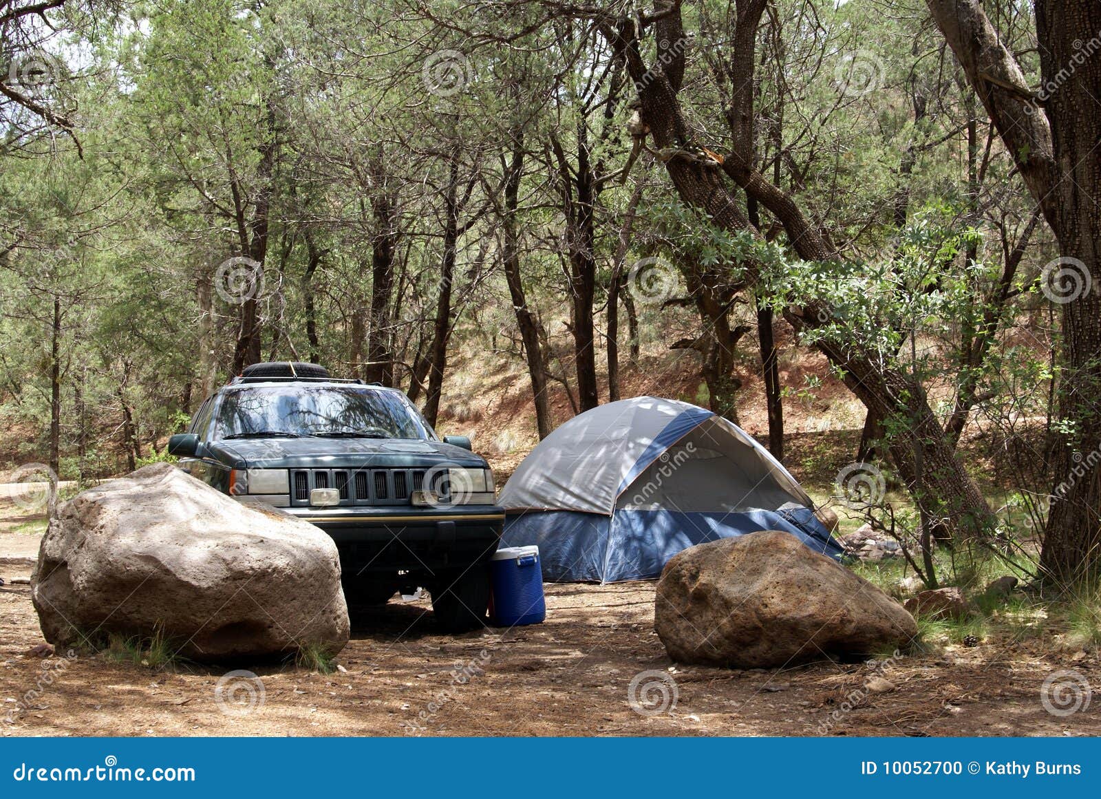 Remote Camping stock photo. Image of campsite, isolated - 10052700