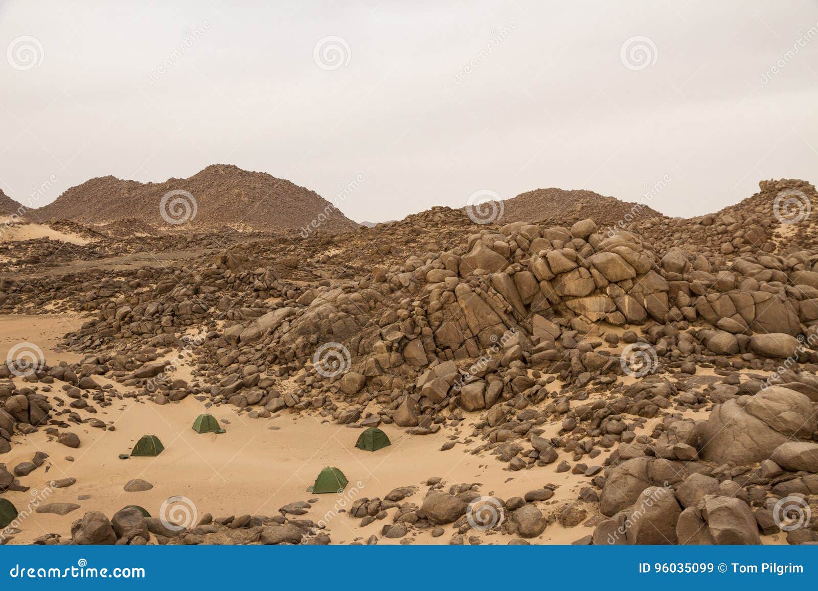 A Remote Camping Spot in the Sahara Desert in Sudan Stock Image - Image ...