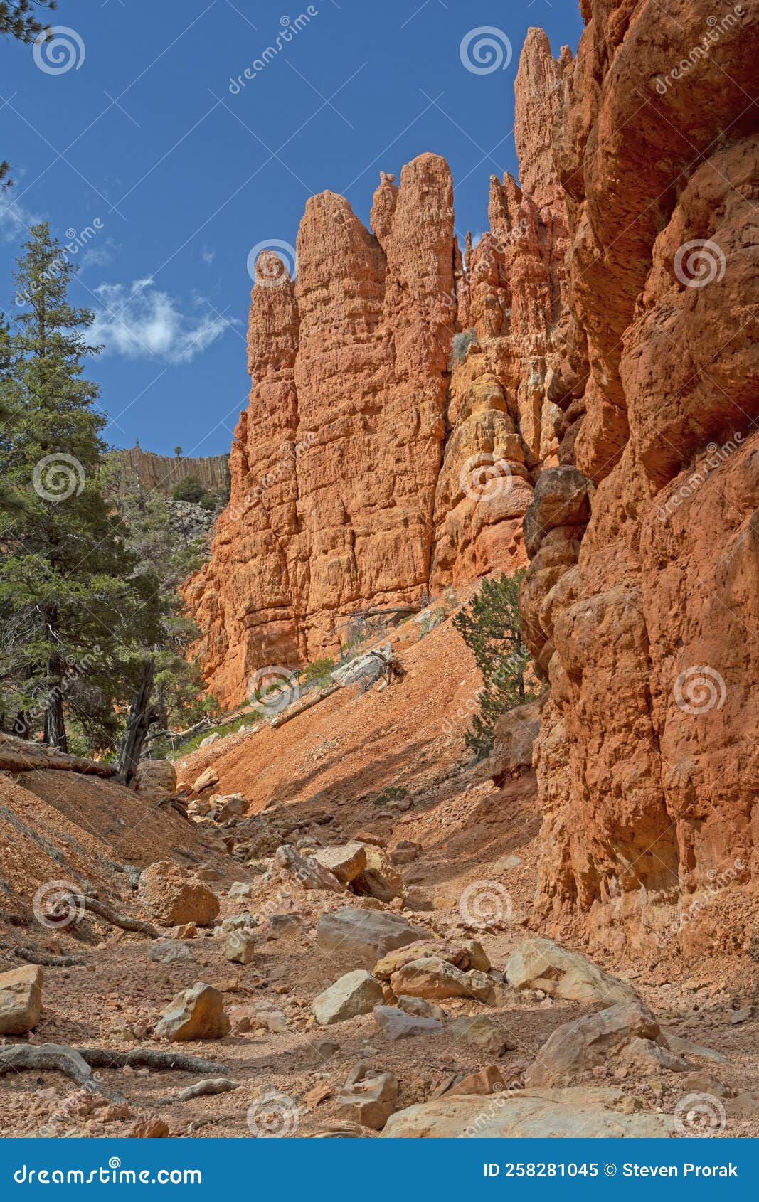 Remote Canyon in the Red Rocks Wilderness Stock Image - Image of ...