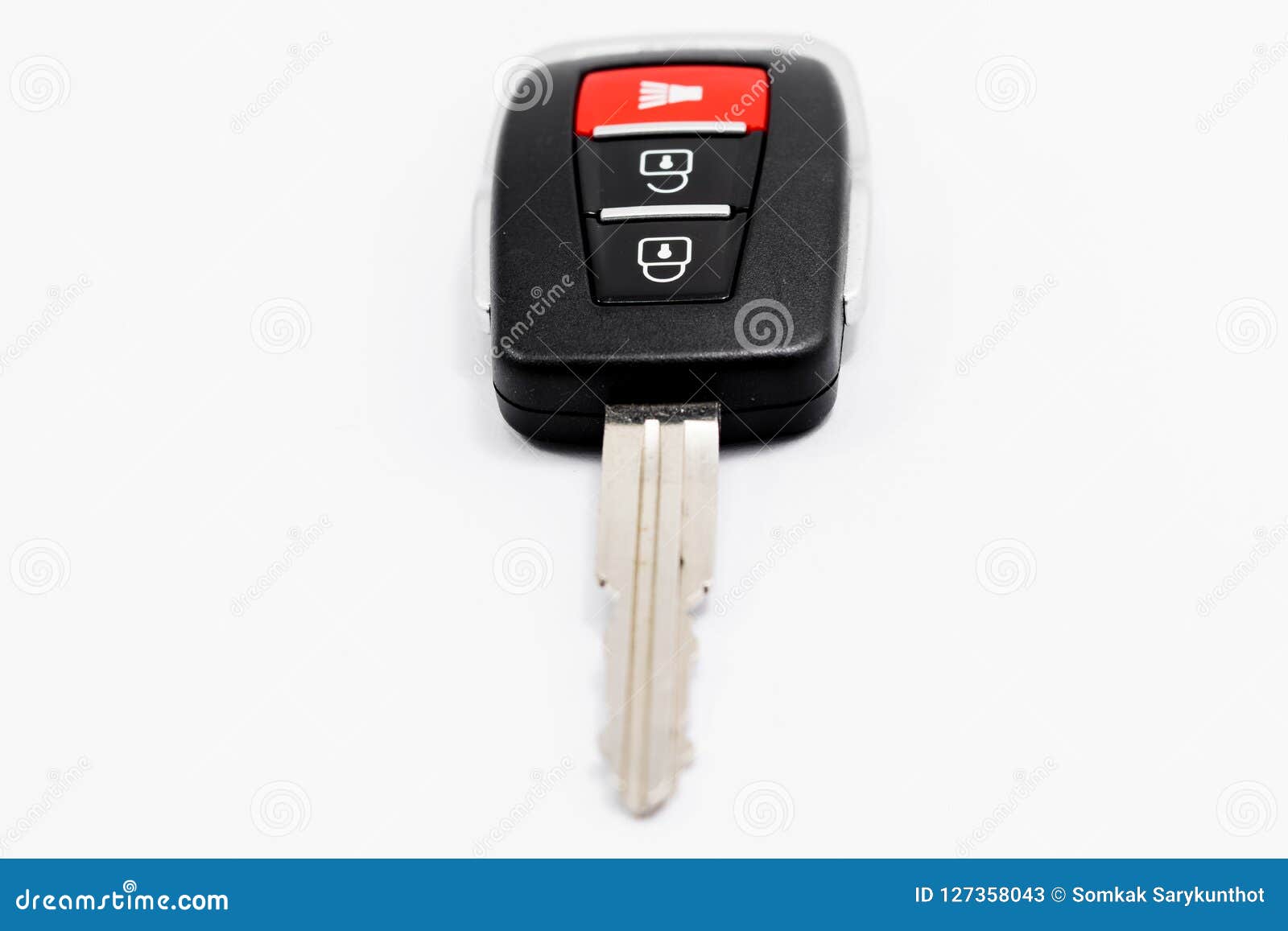 Remote car key stock image. Image of chain, electronic - 127358043
