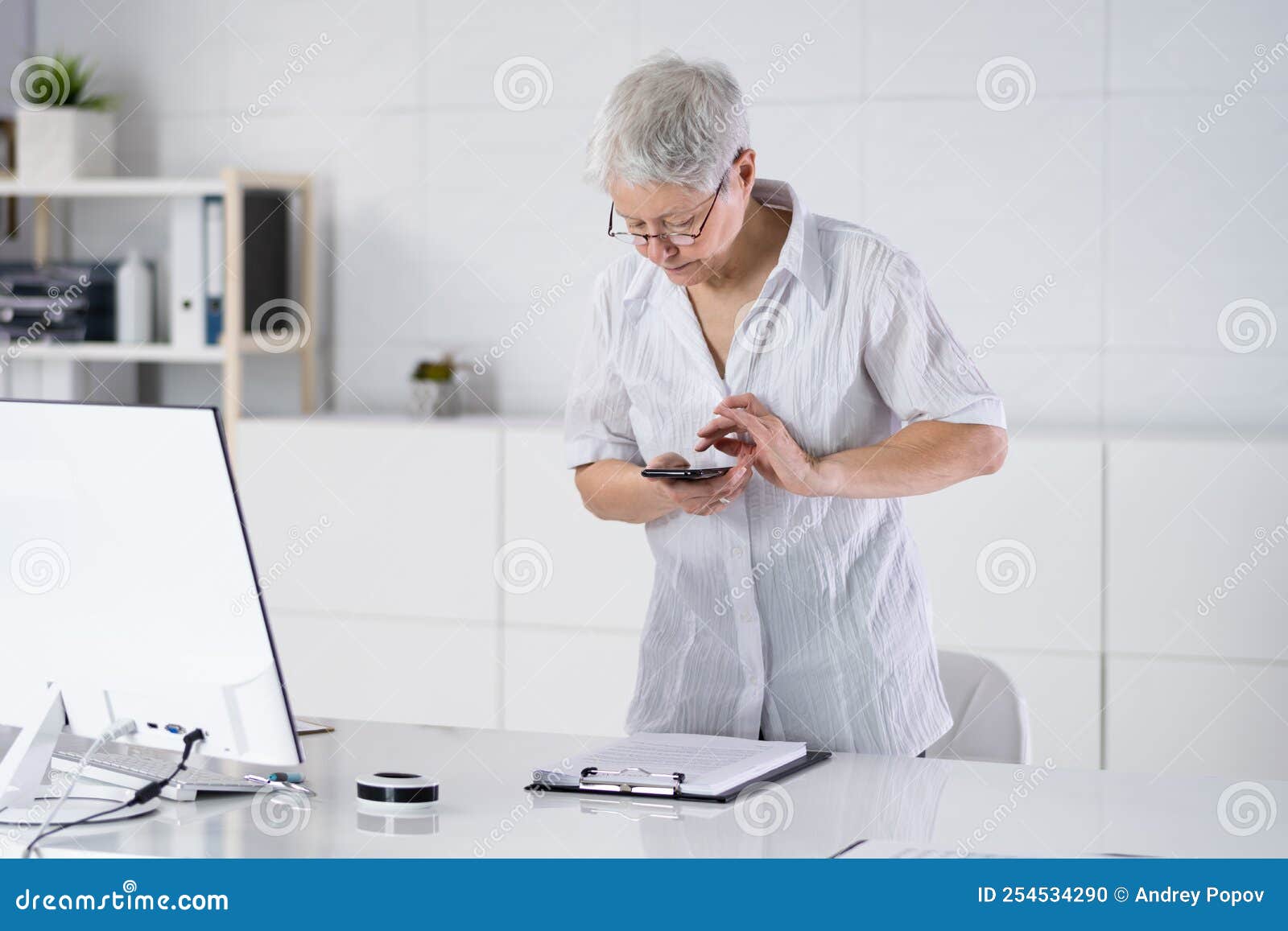 Remote Check Deposit stock photo. Image of deposit, money - 254534290