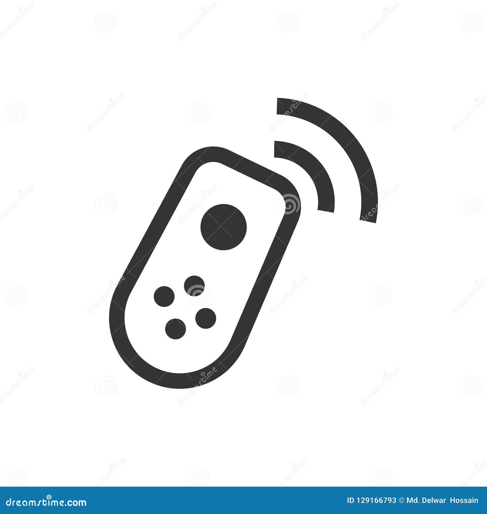 Remote Connection Icon stock vector. Illustration of infrared - 129166793