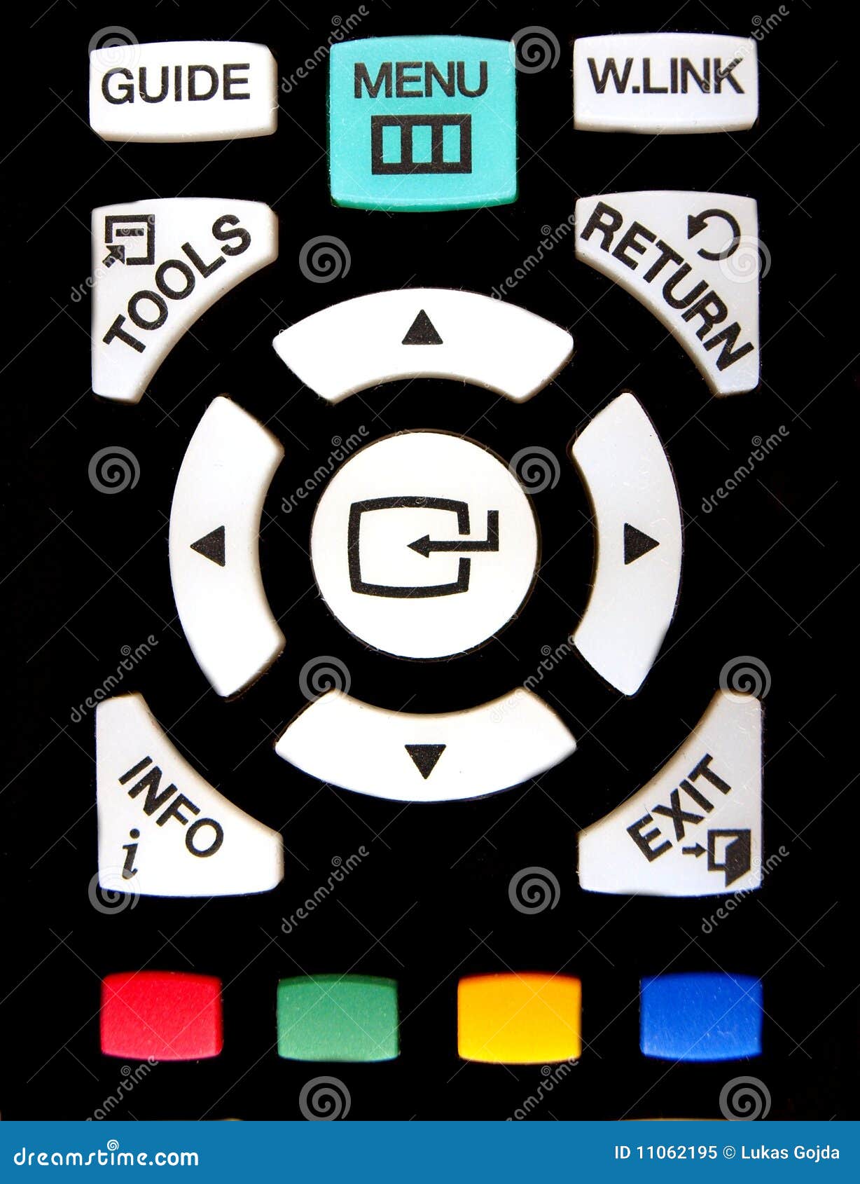 Remote control stock image. Image of button, arrow, buttons - 11062195