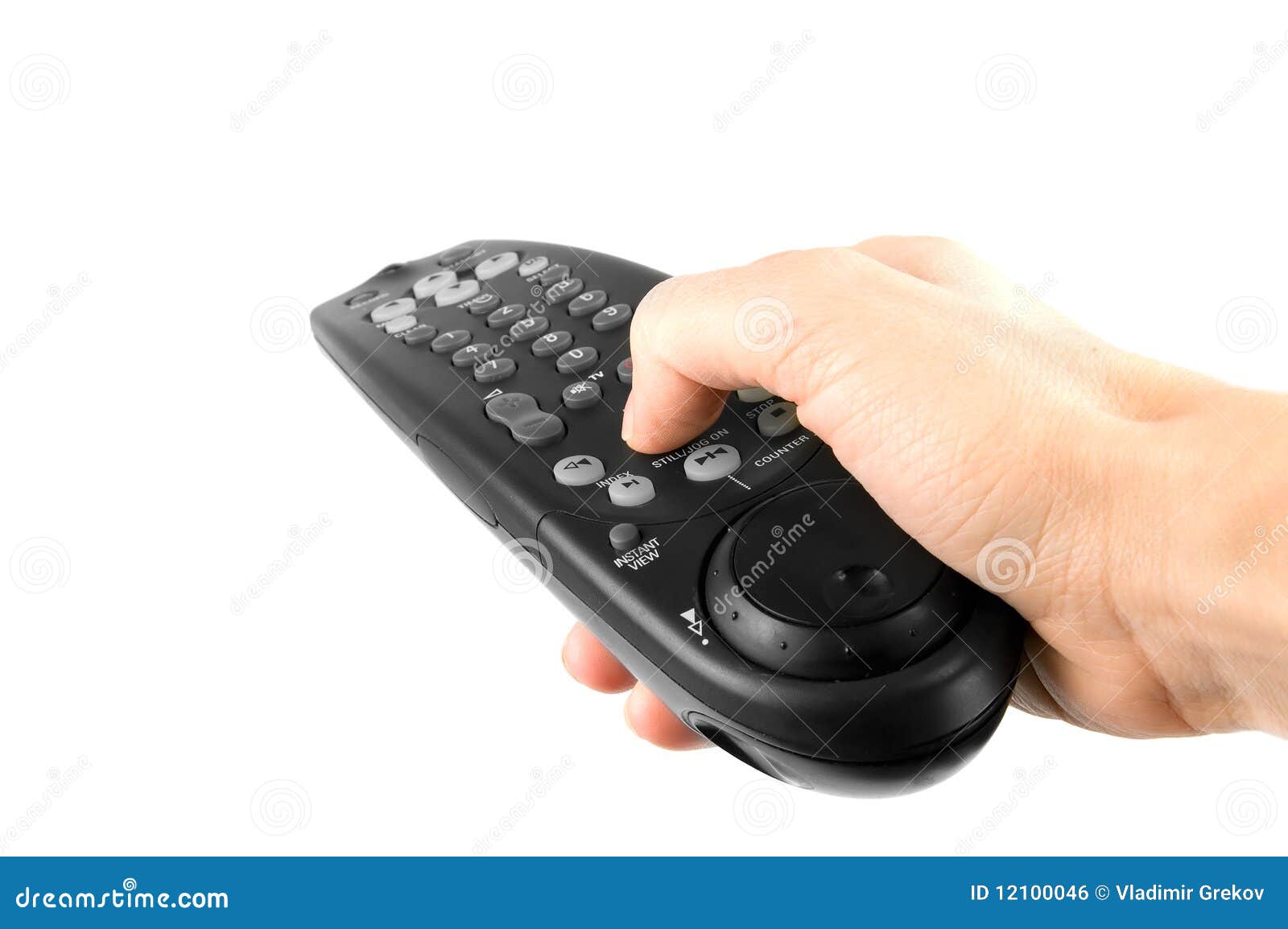 Remote control stock photo. Image of close, sound, gray - 12100046