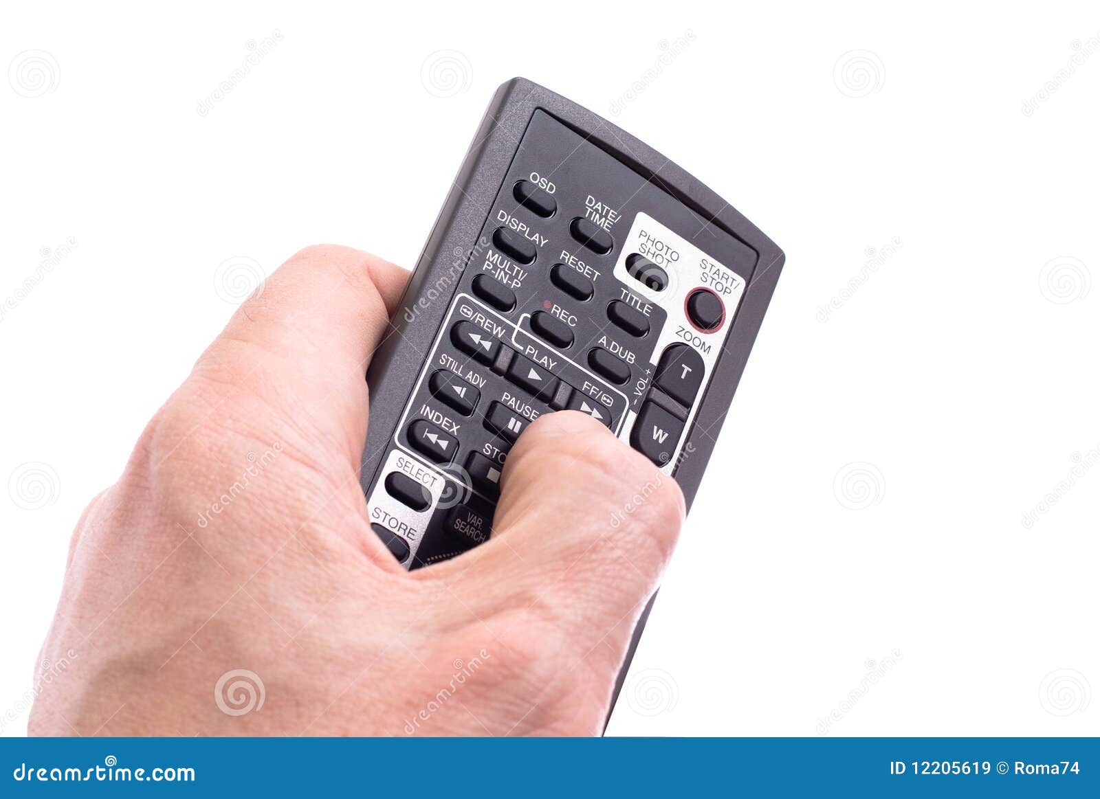 Remote control stock image. Image of electronics, control - 12205619