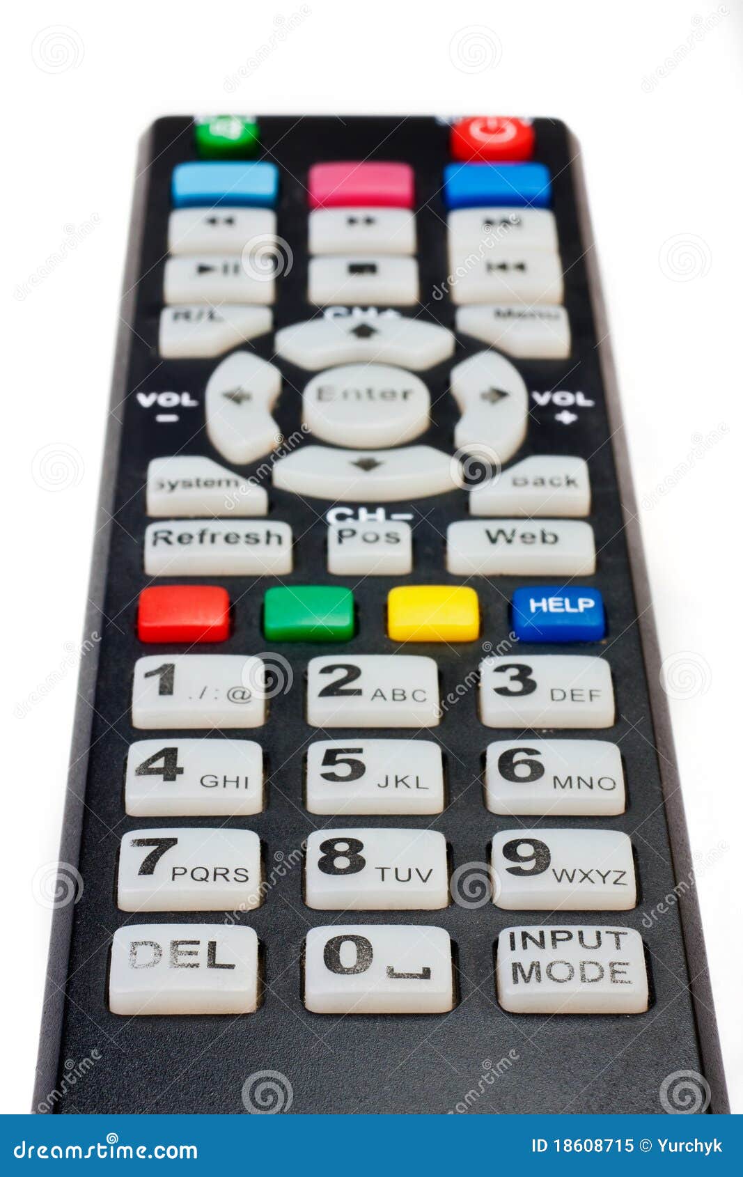 Remote control stock image. Image of keypad, controller - 18608715