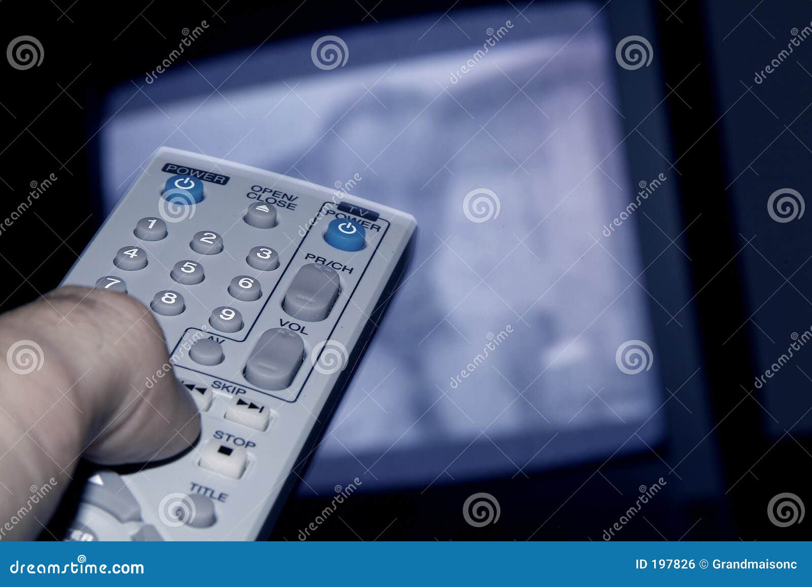 Remote control stock photo. Image of fingers, monitor, screen - 197826