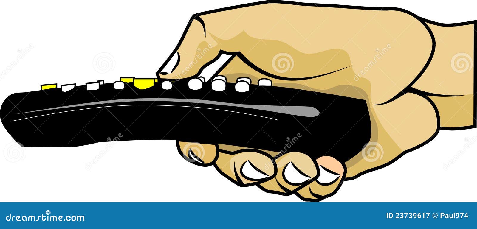 Remote Control stock vector. Illustration of media, entertainment ...