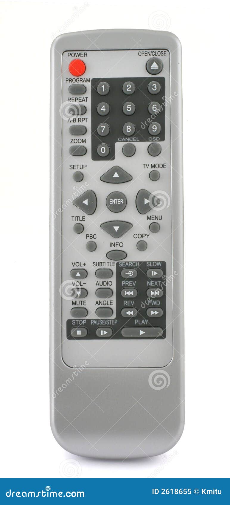 Remote control stock image. Image of view, object, front - 2618655