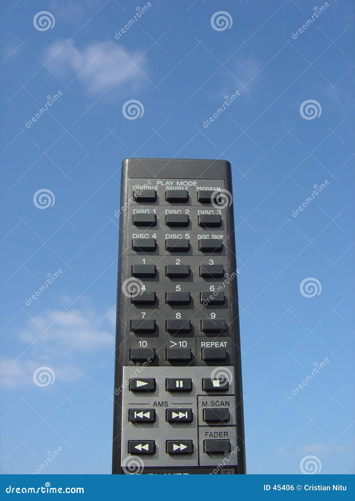 Remote control stock photo. Image of macro, black, blue - 45406