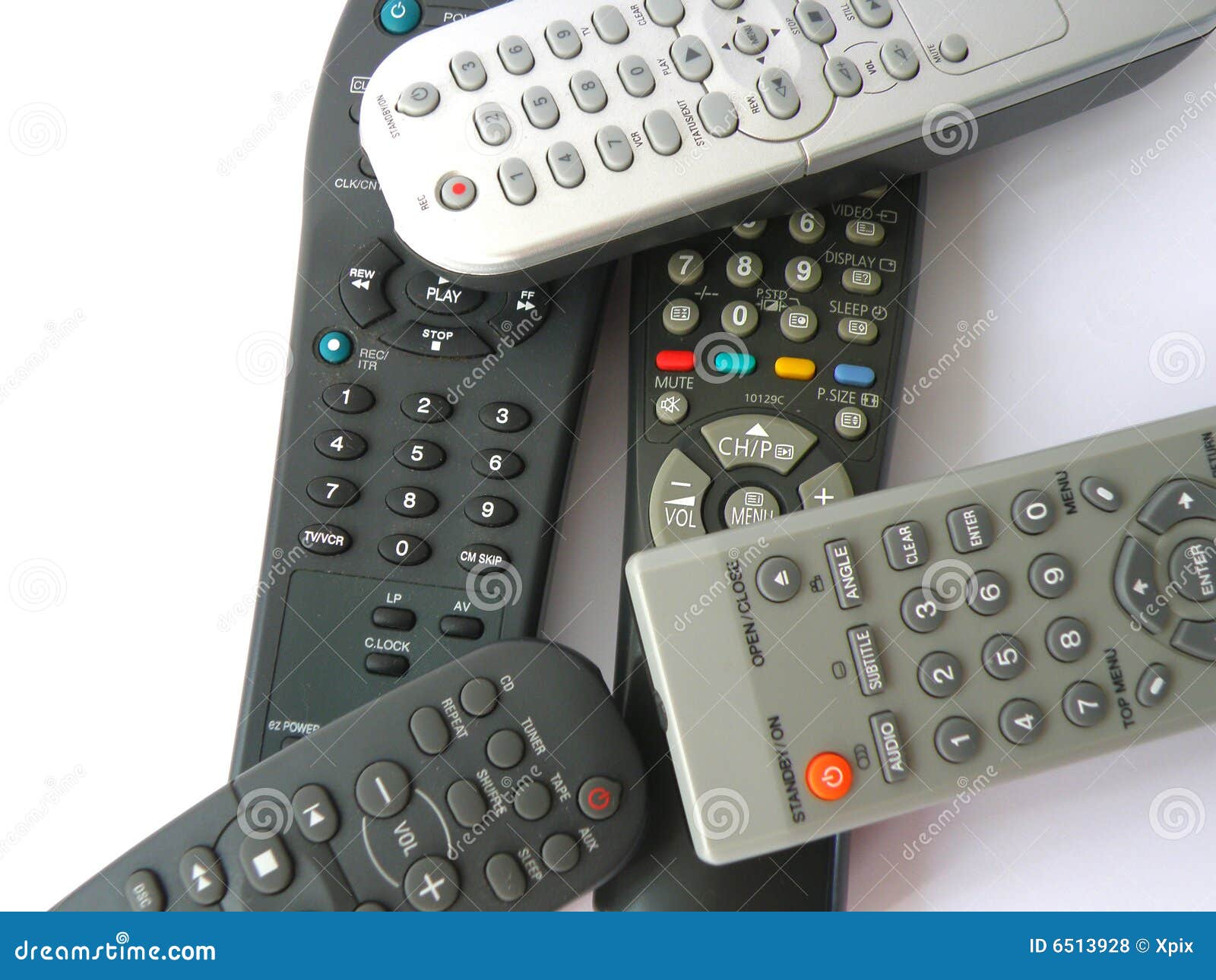 Remote control stock photo. Image of push, zapping, remote - 6513928