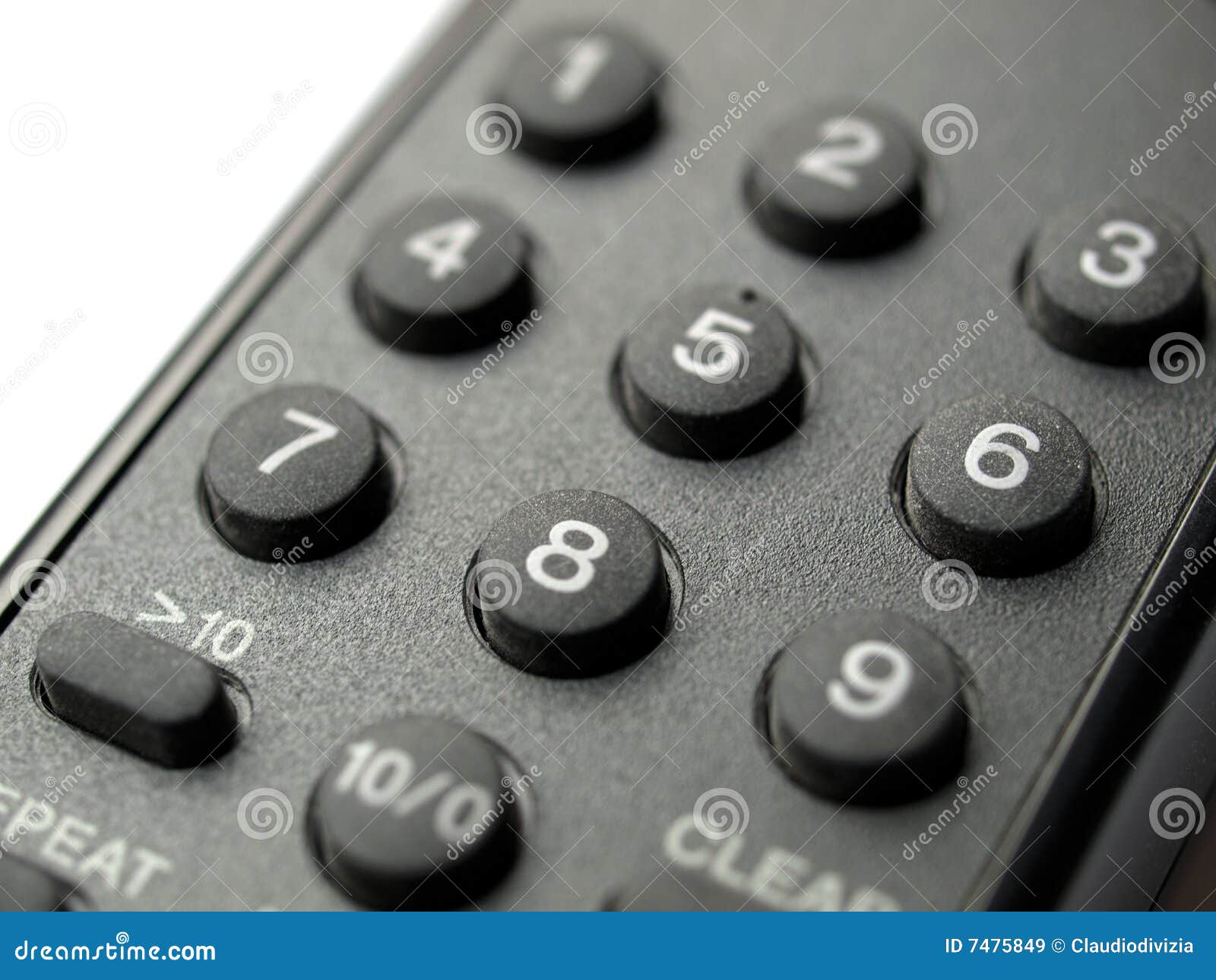 Remote control stock image. Image of keypad, control, keys - 7475849