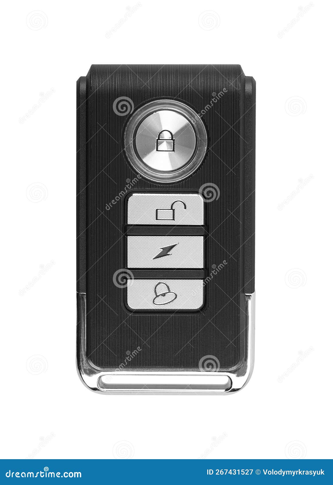 Remote Control Alarm System on a White Stock Image - Image of system ...