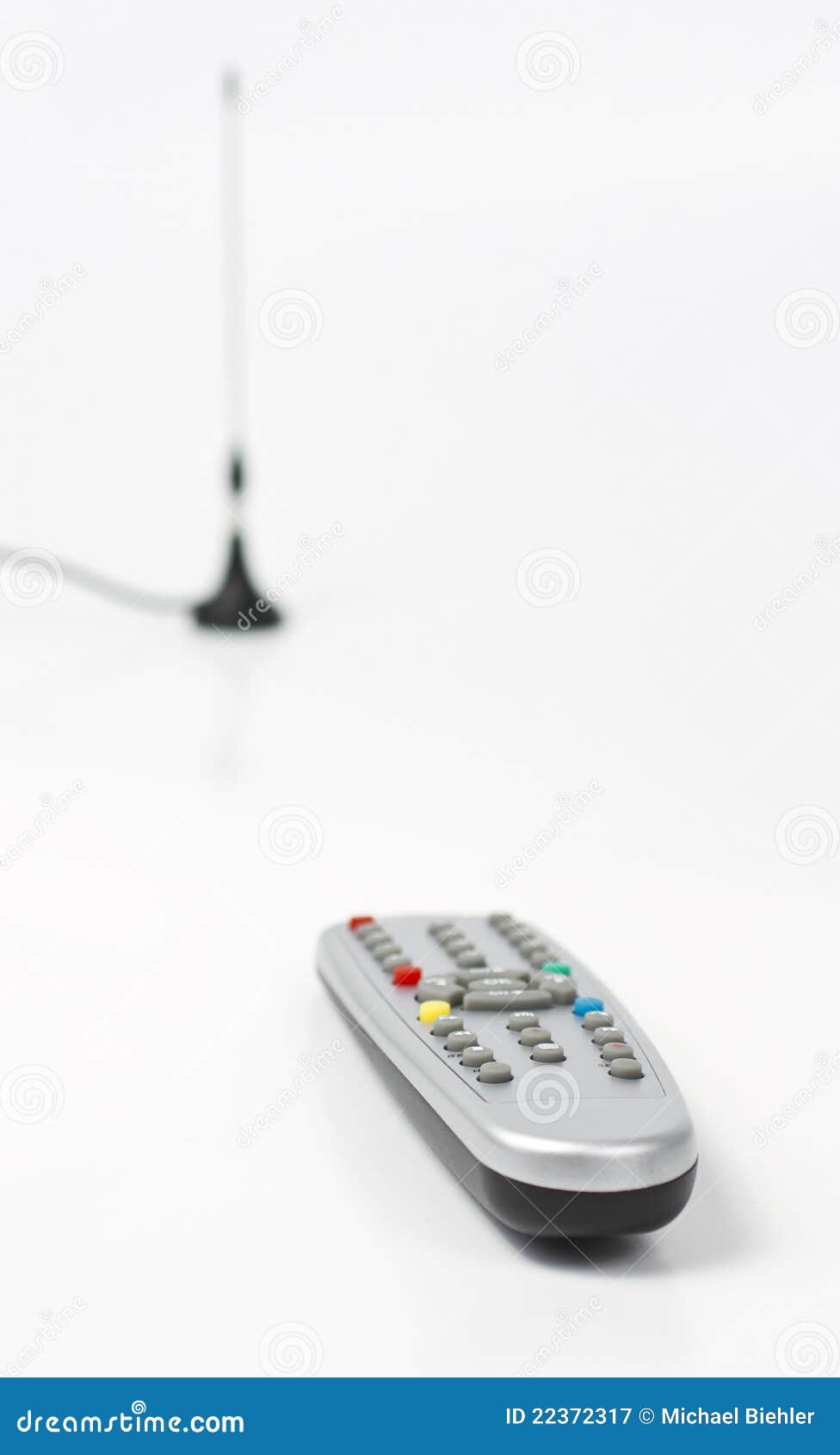 Remote control and antenna stock image. Image of background - 22372317