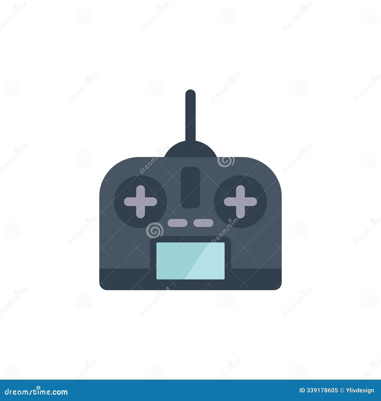 Remote Control with Antenna for Drones or Quadcopters Stock ...