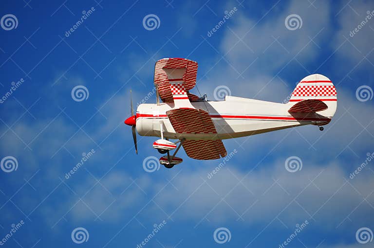 Remote control Biplane stock image. Image of activity - 10940043