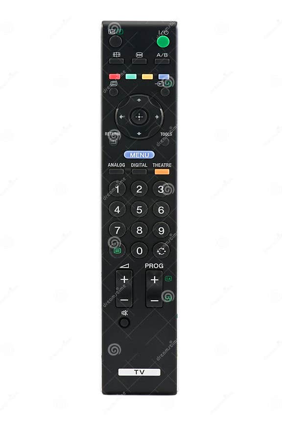 Tv Remote Controller, Remote Control Device, Isolated White Background ...